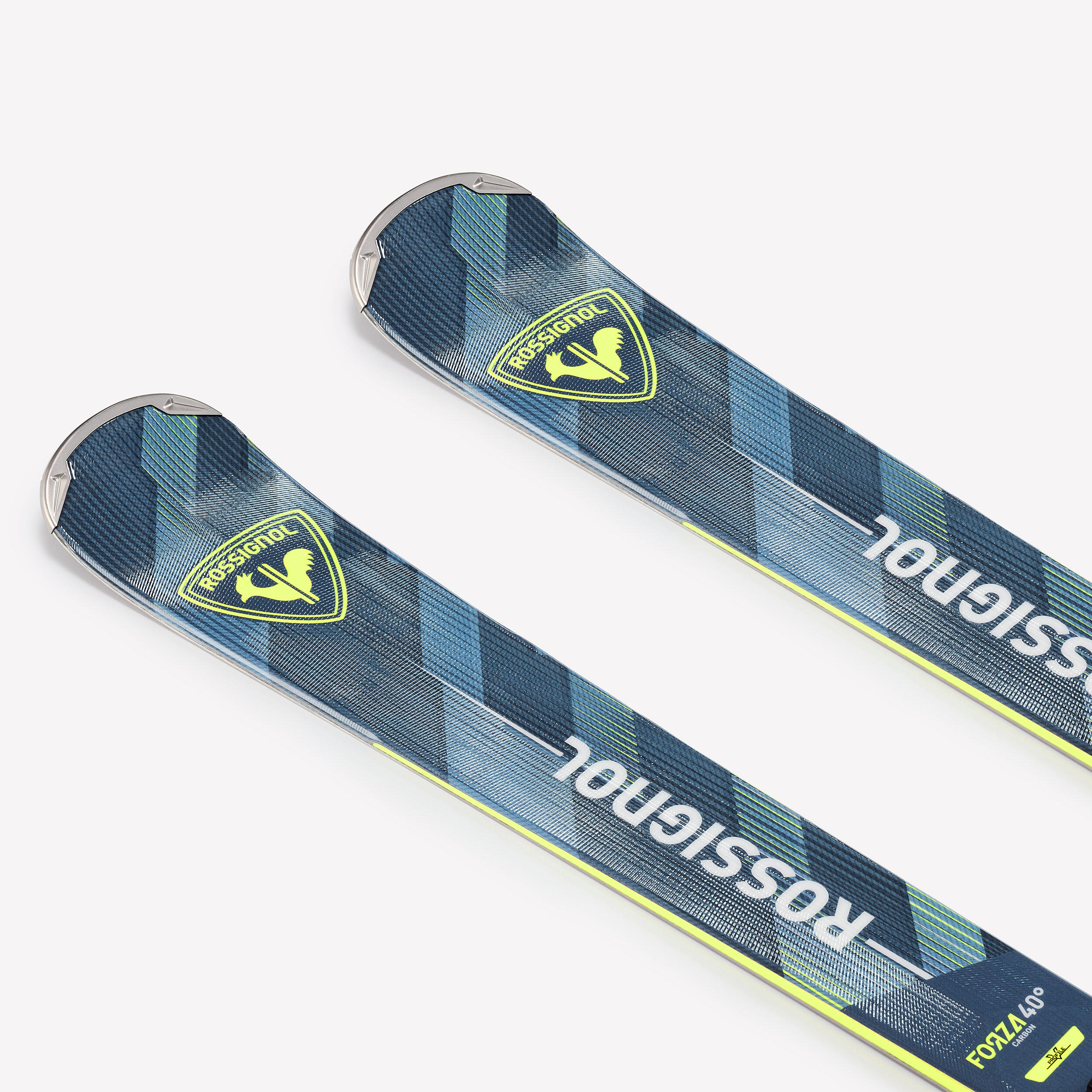 Alpine ski with bindings, Rossignol Forza 40°, green and grey ROSSIGNOL ...
