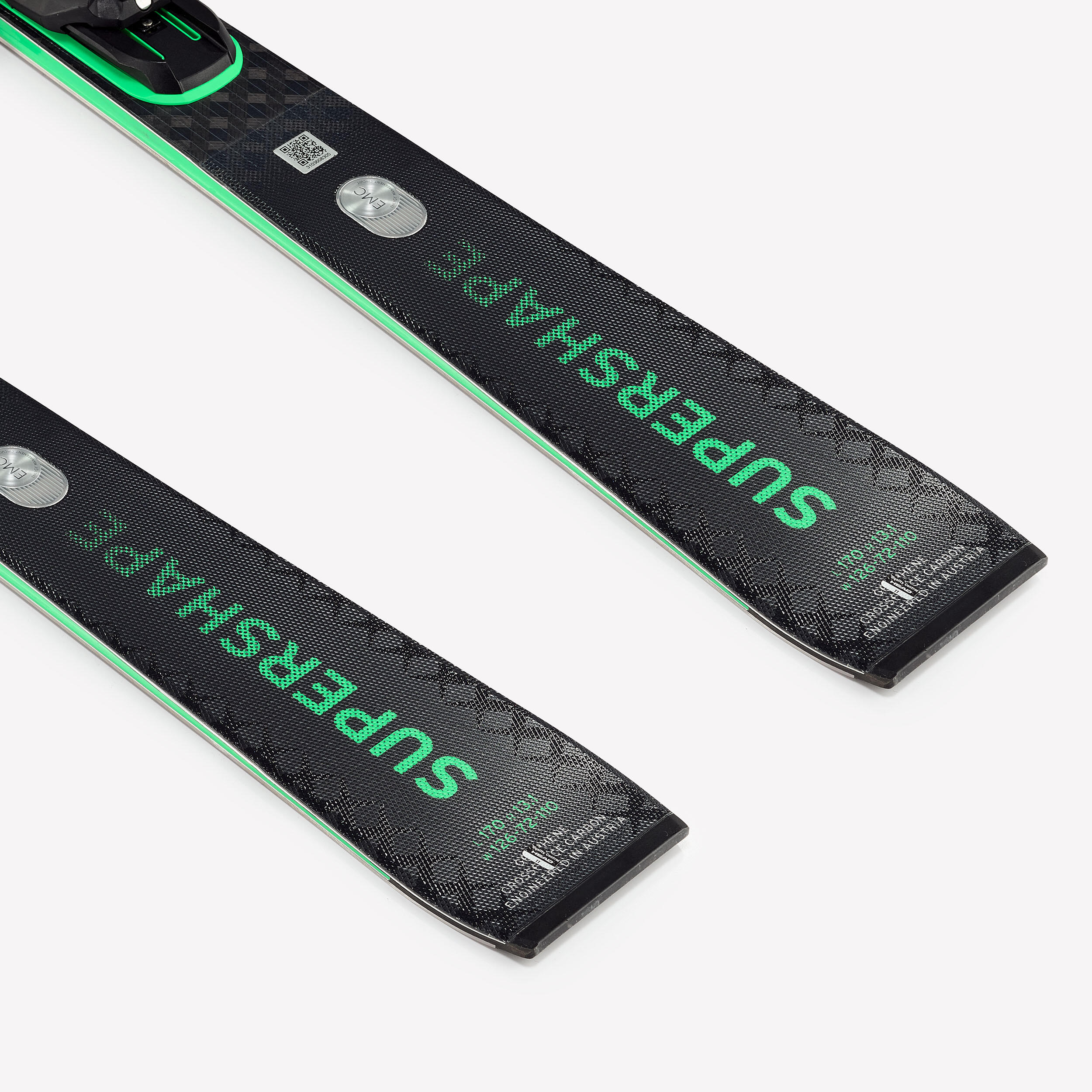 Skis de pista com fixações, Homem, Head SuperShape Magnum, preto e ...