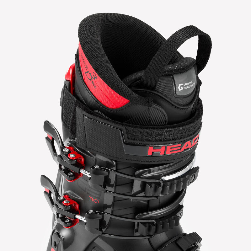 HEAD - Clăpari de schi Head, Edge 110 HV Negru și roșu Bărbați | Decathlon