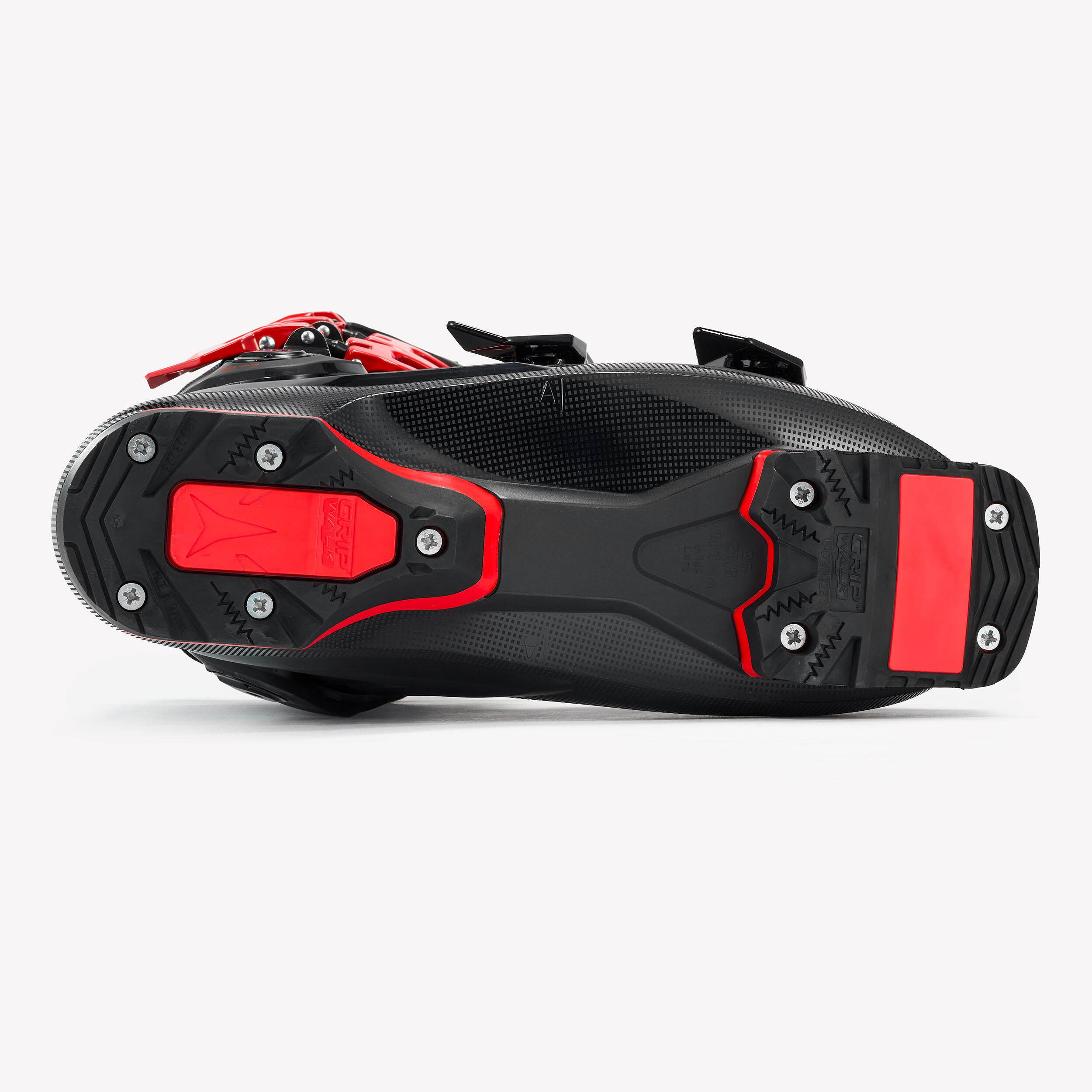 ATOMIC Hawx Magna 100 pánske lyžiarky čierno-červené - Decathlon