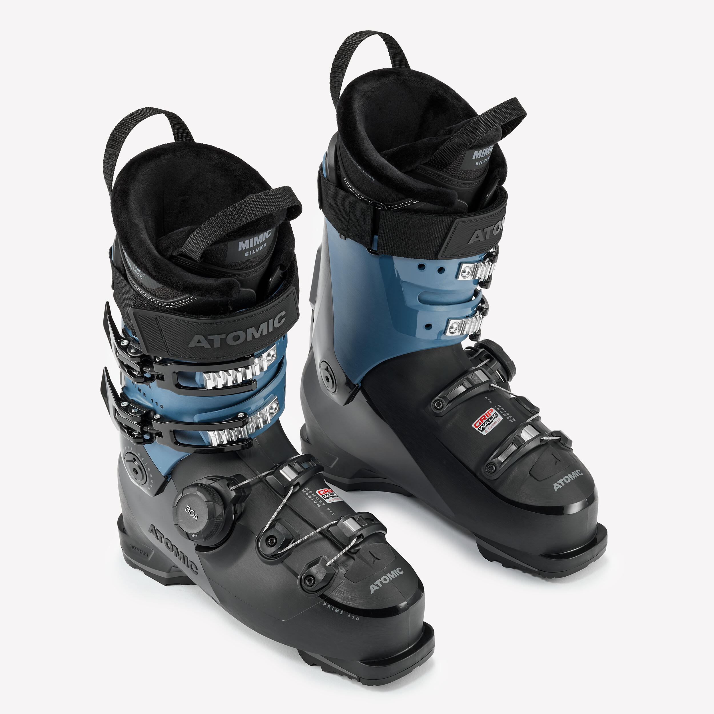 МЪЖКИ СКИ ОБУВКИ ATOMIC HAWX PRIME 110 BOA MV, СИВИ - DECATHLON