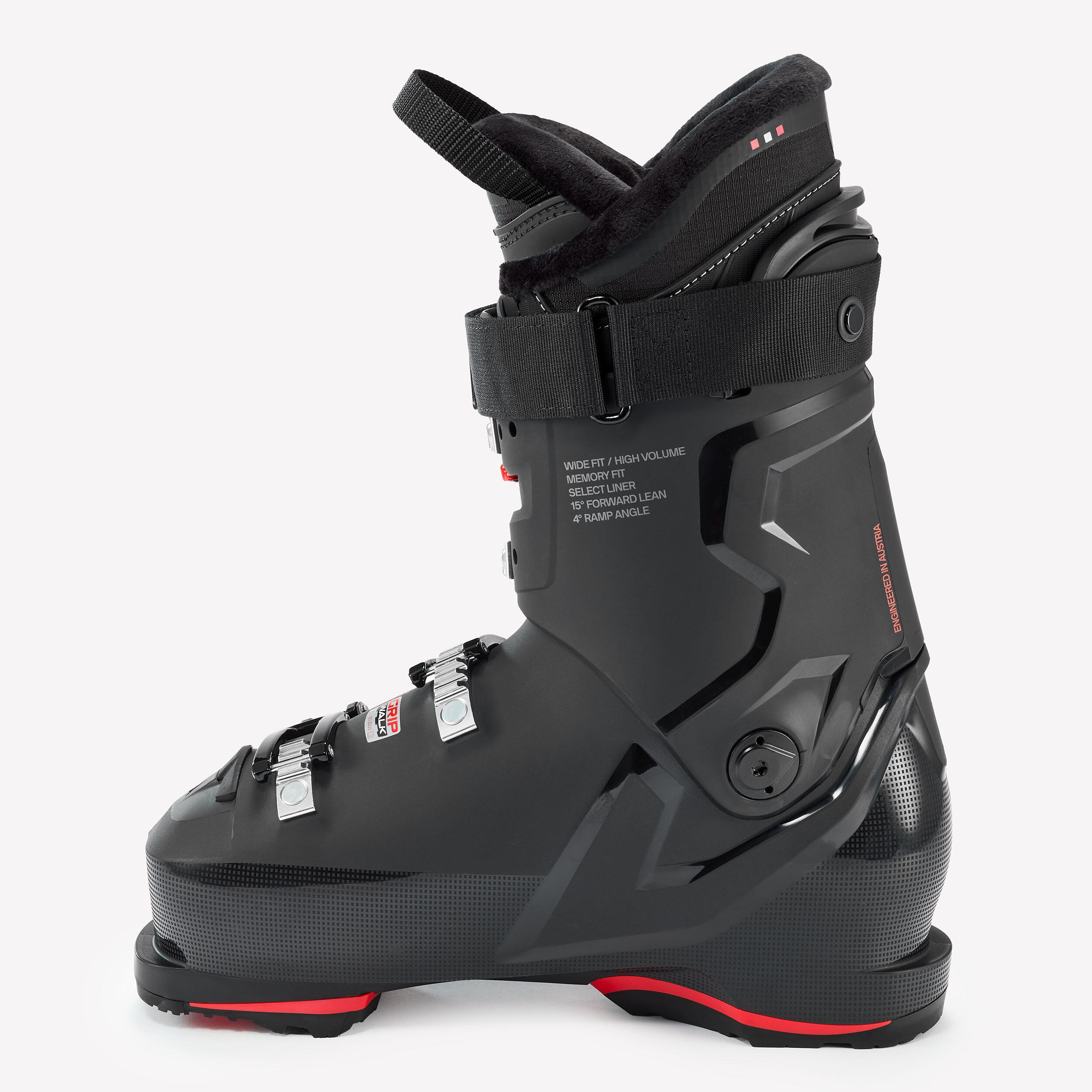 ATOMIC Hawx Magna 100 pánske lyžiarky čierno-červené - Decathlon