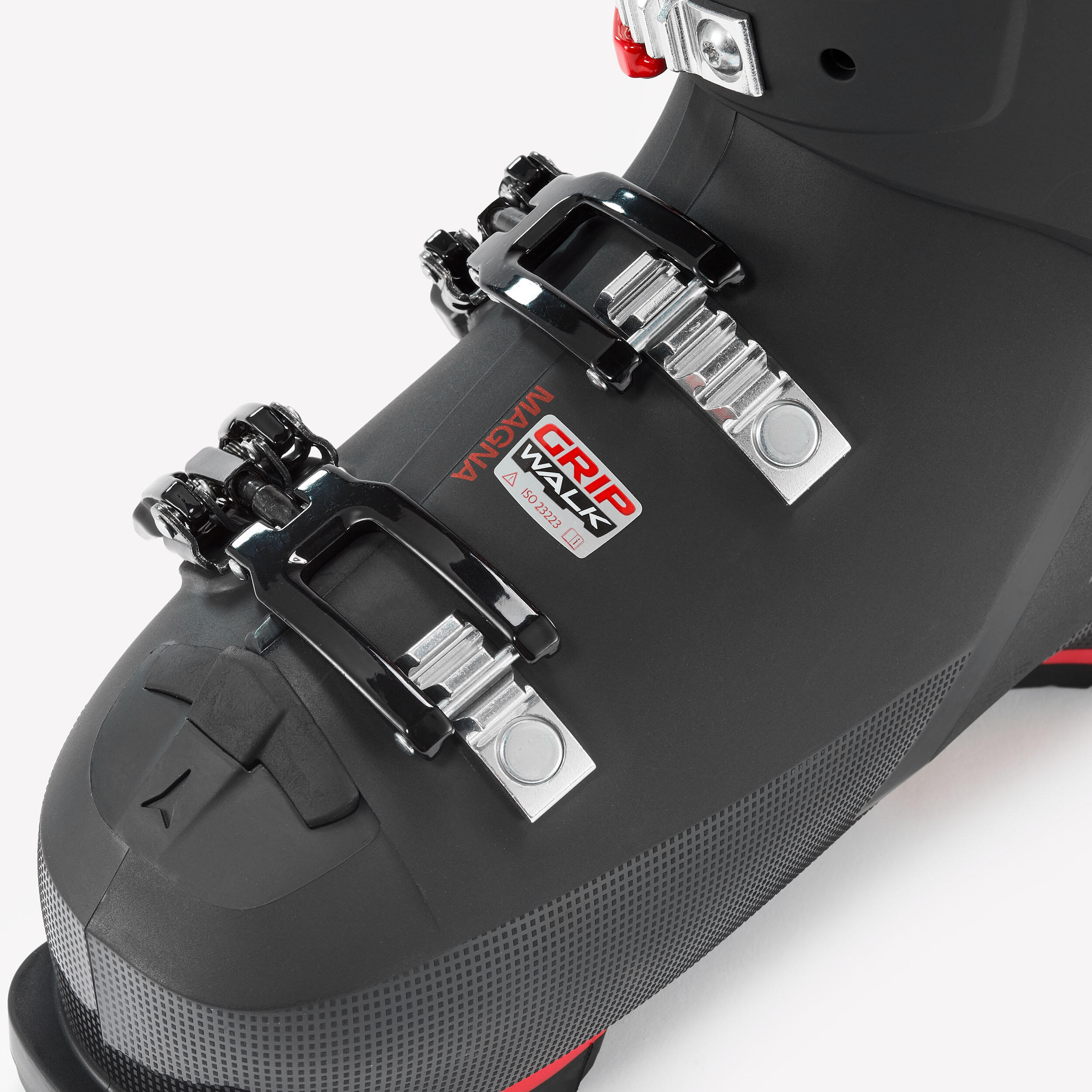 ATOMIC Hawx Magna 100 pánske lyžiarky čierno-červené - Decathlon