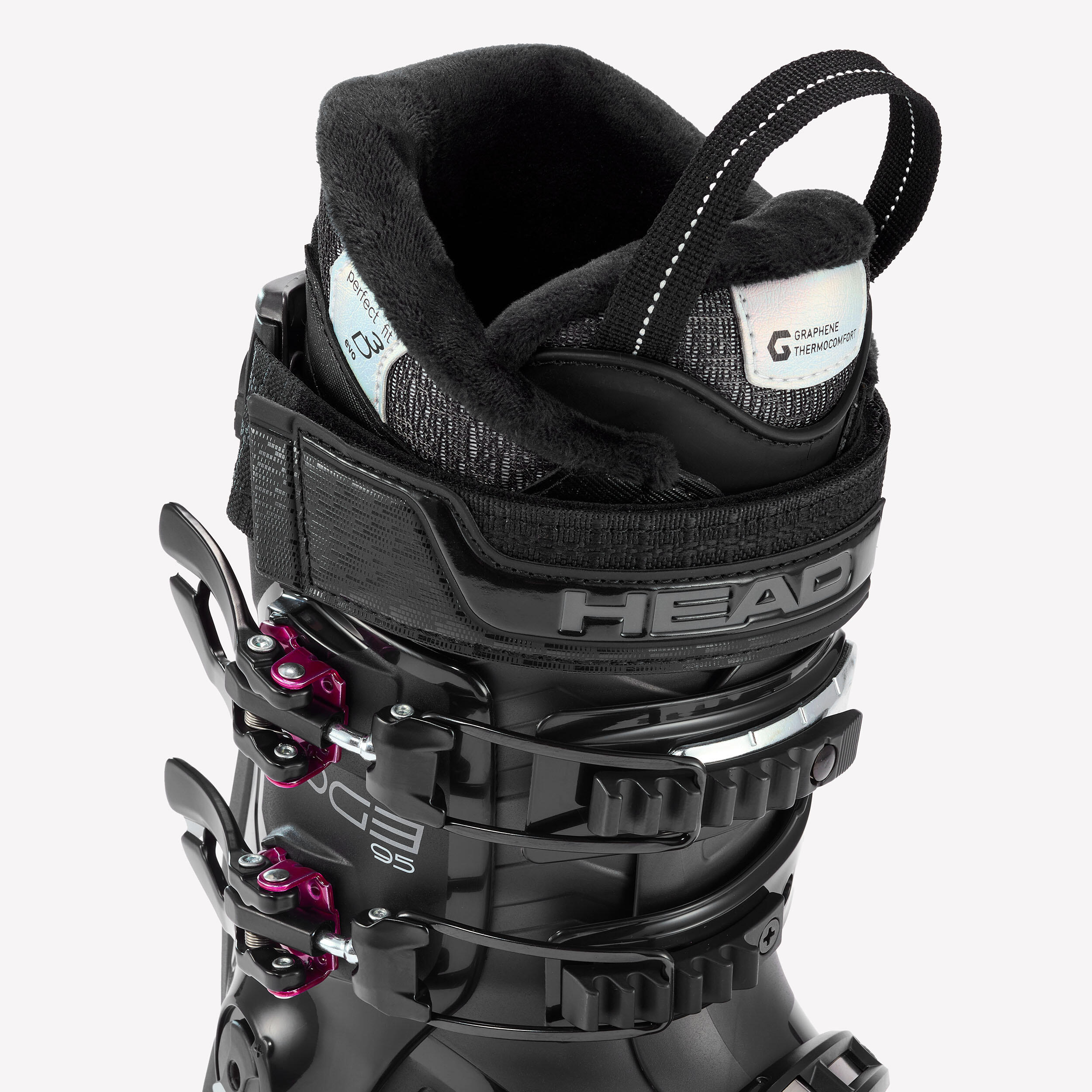 Head women's Boa® ski boots, Edge 95 BOA HV black HEAD | Decathlon