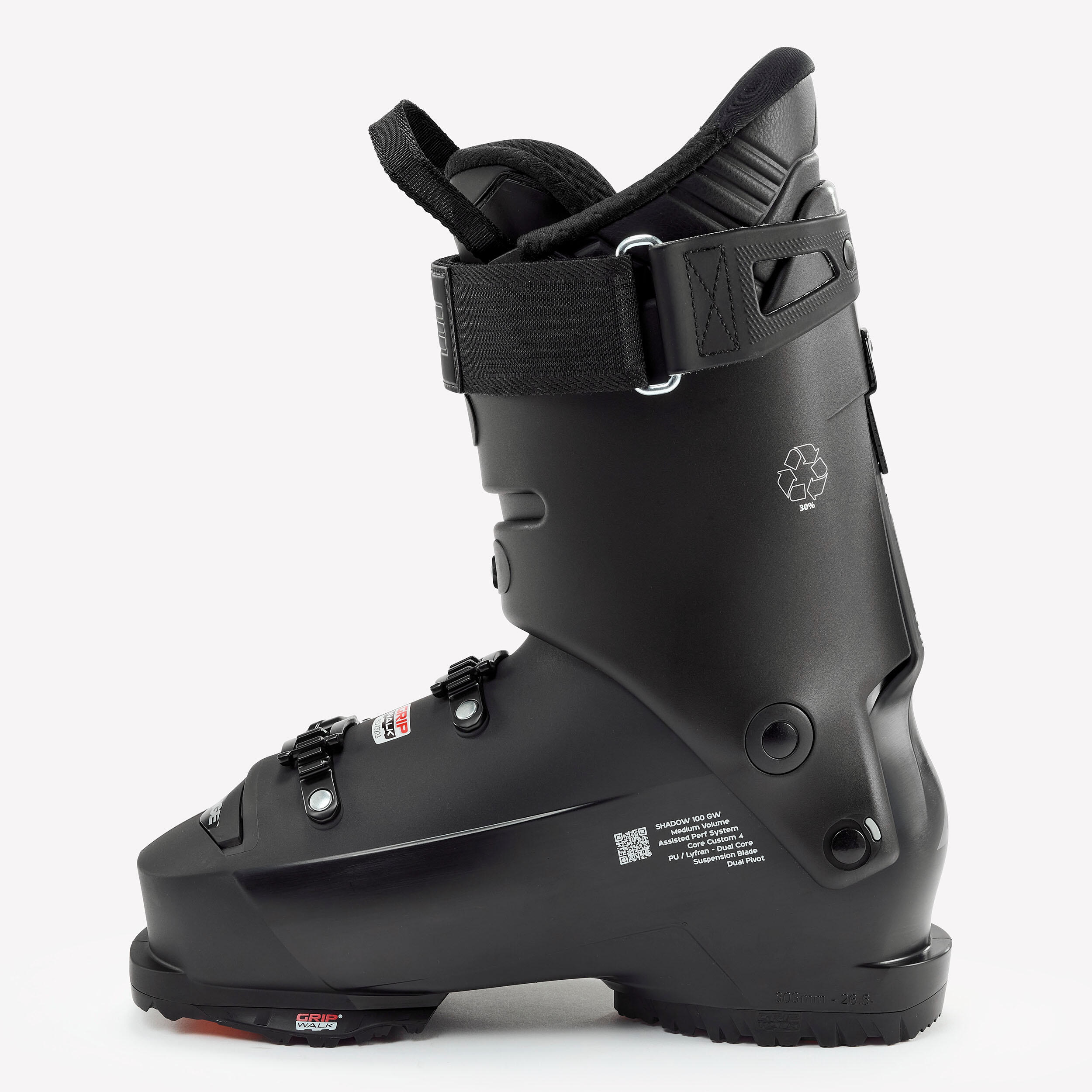 Botas de ski homem Lange, Shadow 100 MV, preto e amarelo | Decathlon