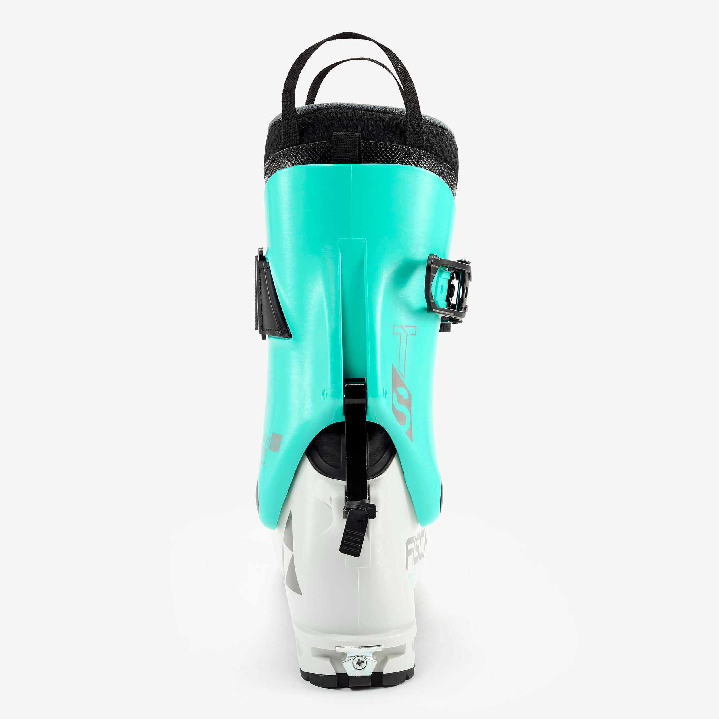 BOTAS DE SKI DE CAMINHADA COM BOA, MULHER - FISCHER TRAVERS TS BRANCO E AZUL | Decathlon