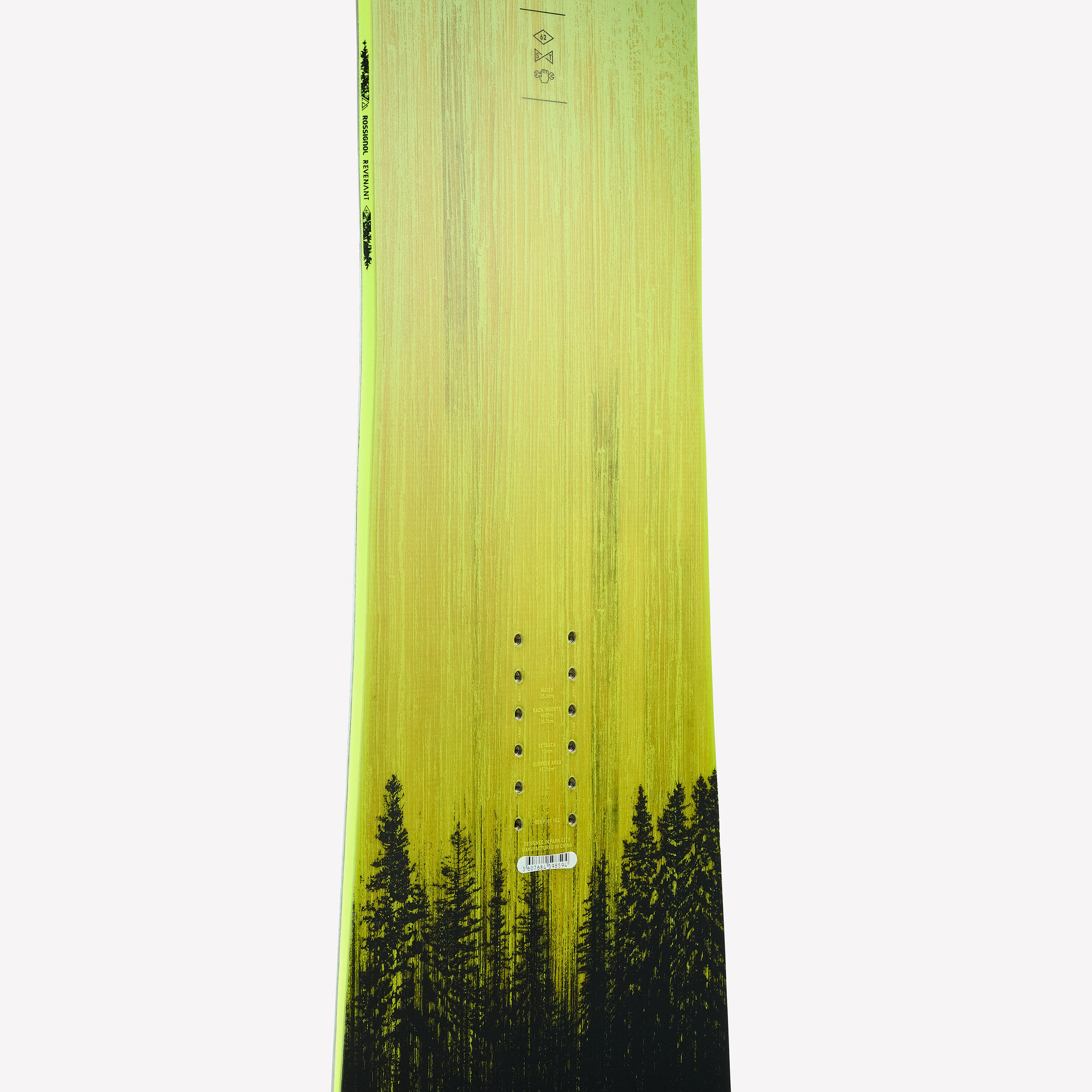 Tabla de snowboard Allmountain Mujer, ROSSIGNOL REVENANT Verde y ...