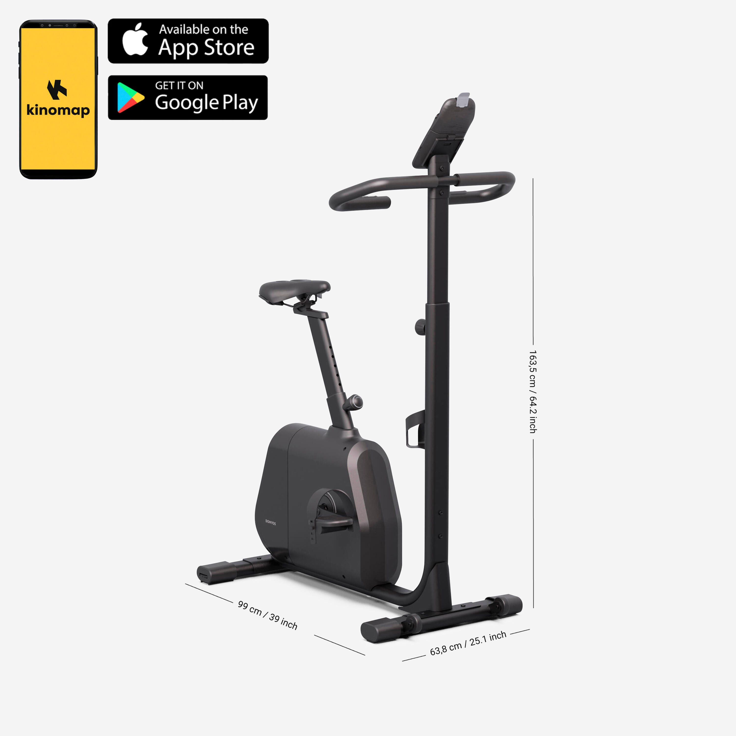 Heimtrainer mit motorisiertem Widerstand Decathlon Garantie - EB520 B ...