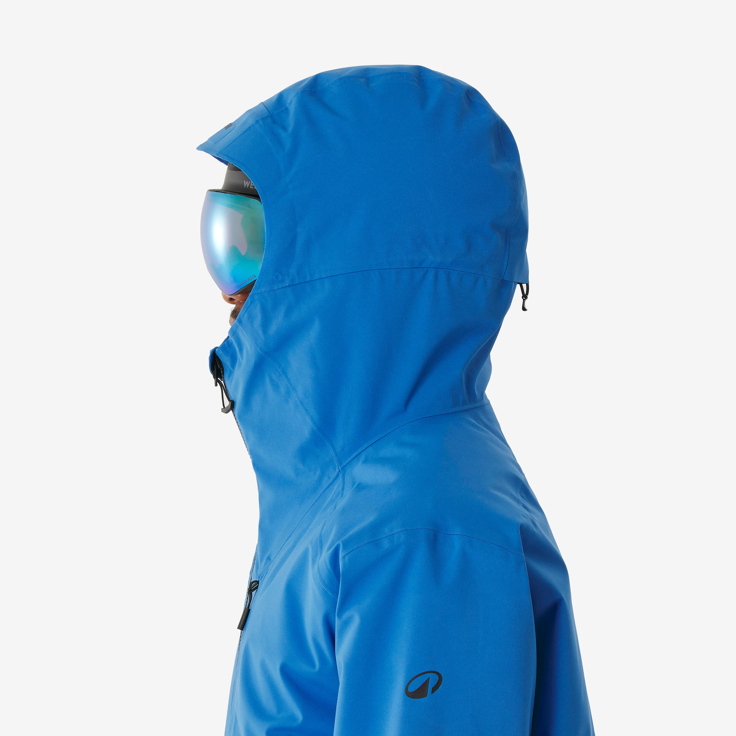 Men's 500 AM warm and breathable ski and snowboard jacket - blue WEDZE ...