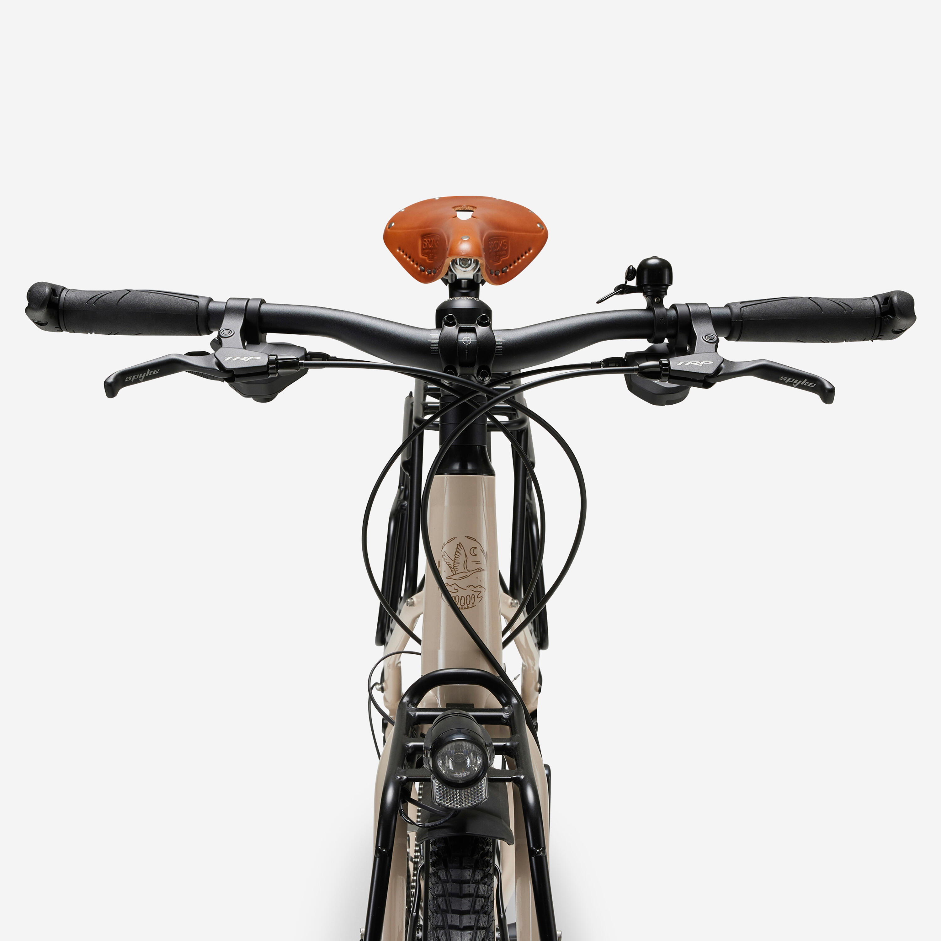 Travel bike, ADVT 900 - Beige - Decathlon
