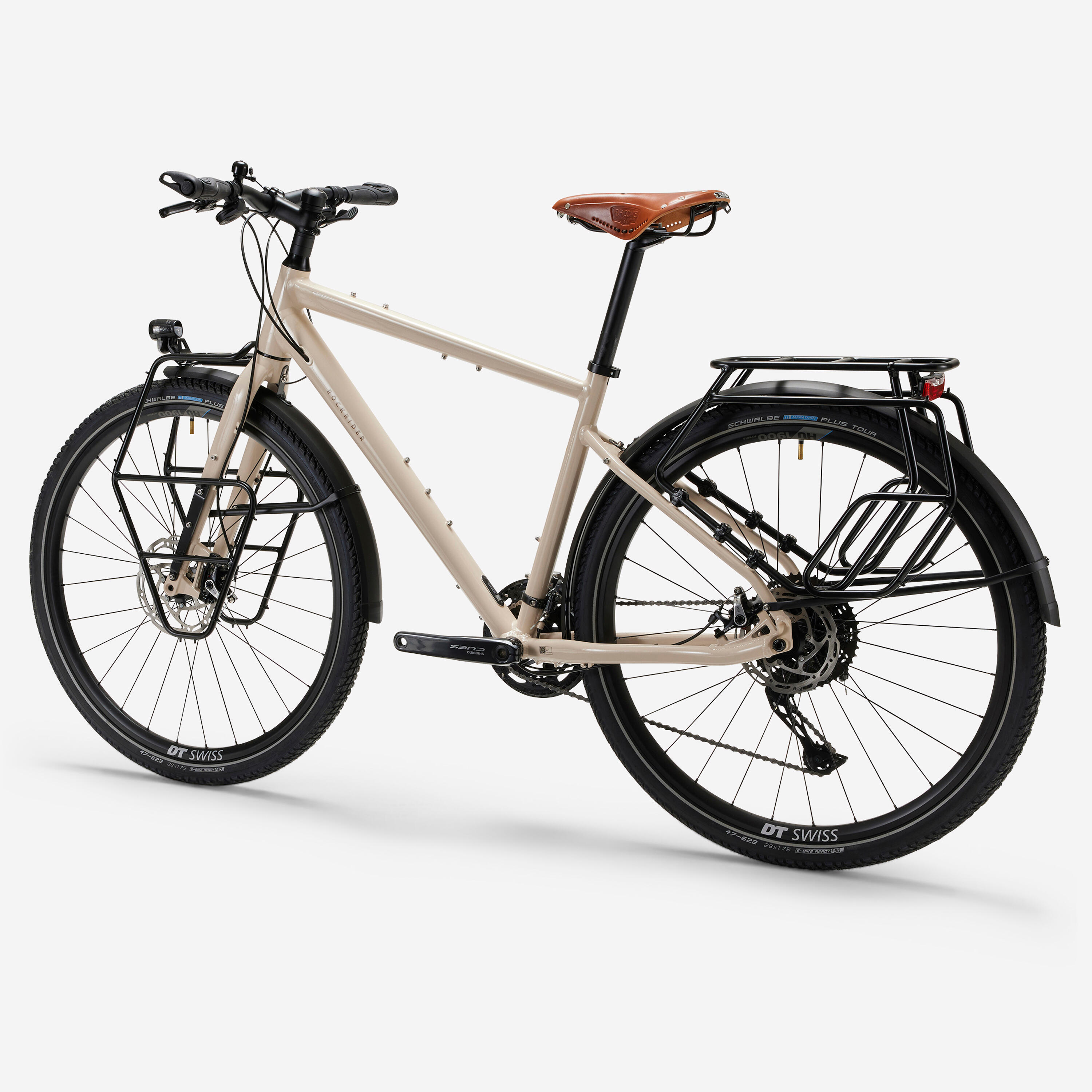 Bicicleta Viaje Advt 900 Beis RIVERSIDE | Decathlon