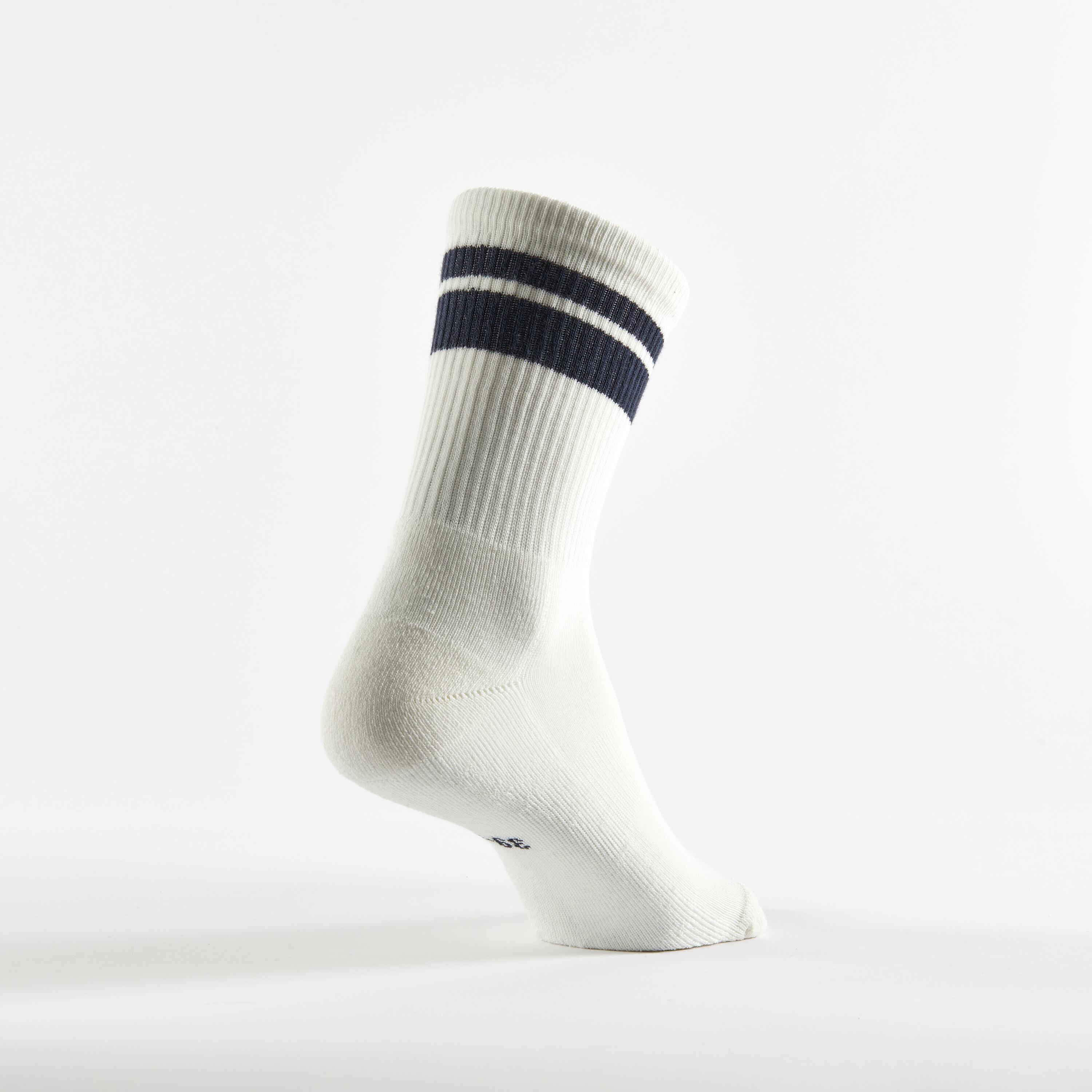 Tennissocken High 4er Pack - RS300 khaki/blau - Decathlon