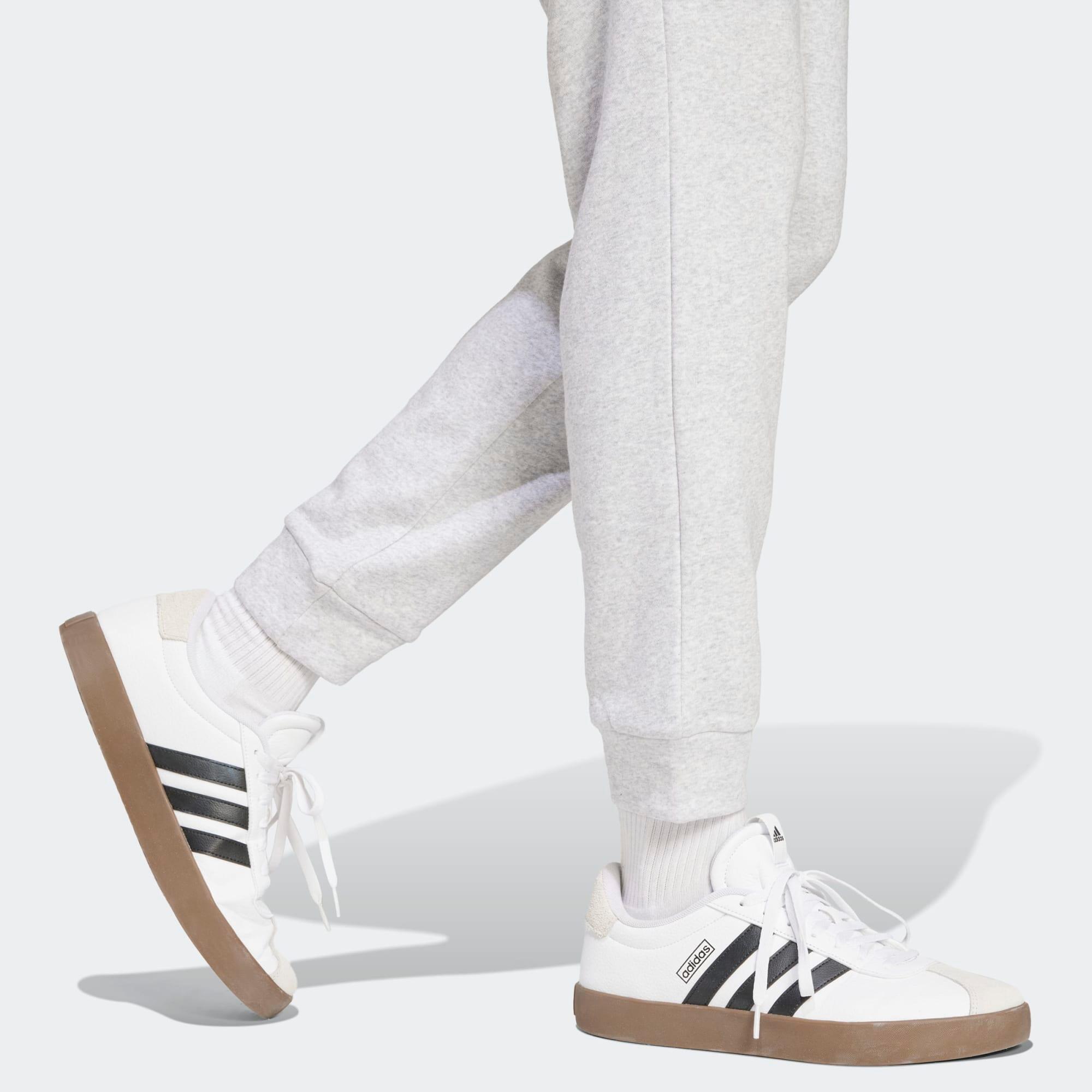 ADIDAS Essentials Feel Cozy pánske tepláky sivé - Decathlon
