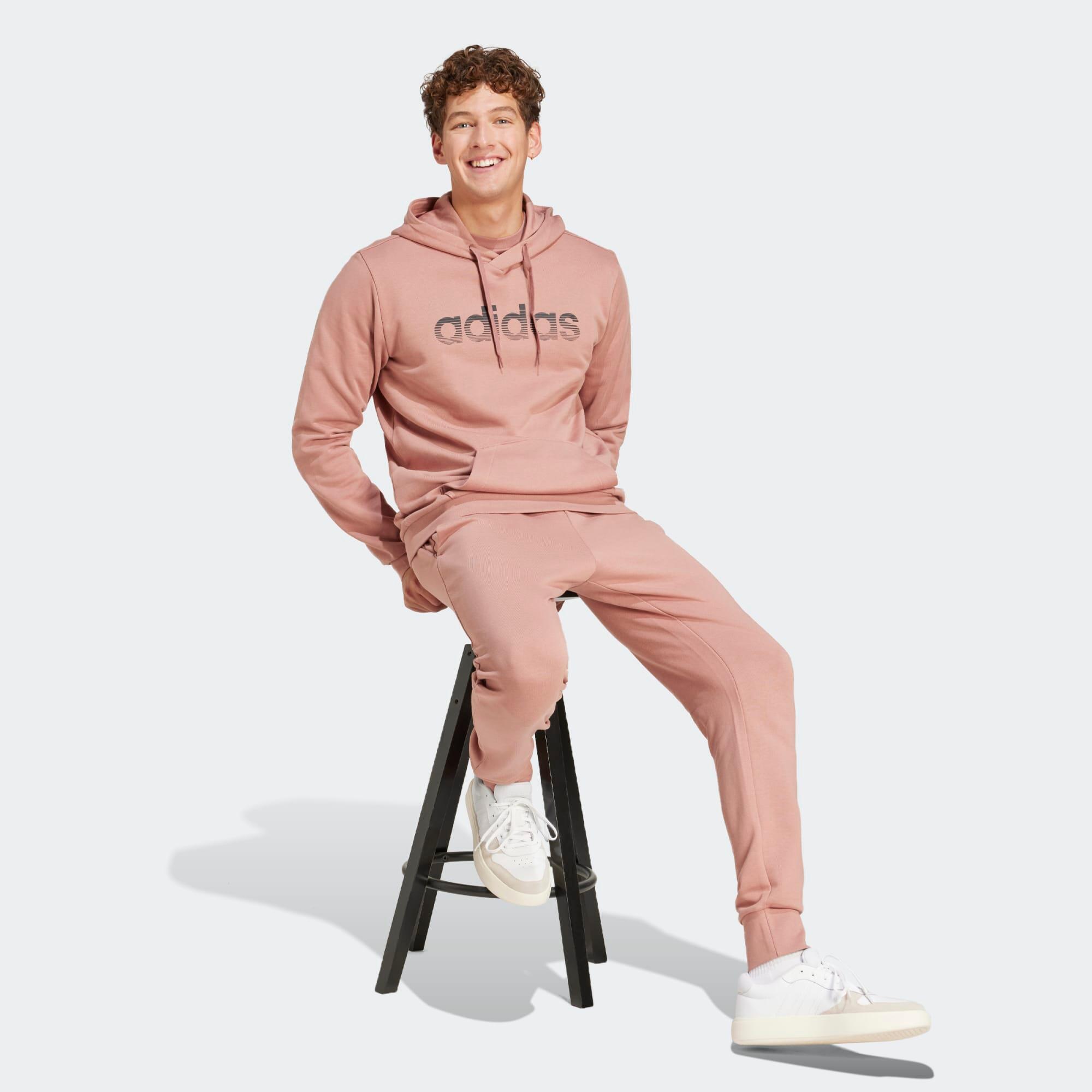 Men's Pantalon de jogging en coton homme, rose ADIDAS | Decathlon