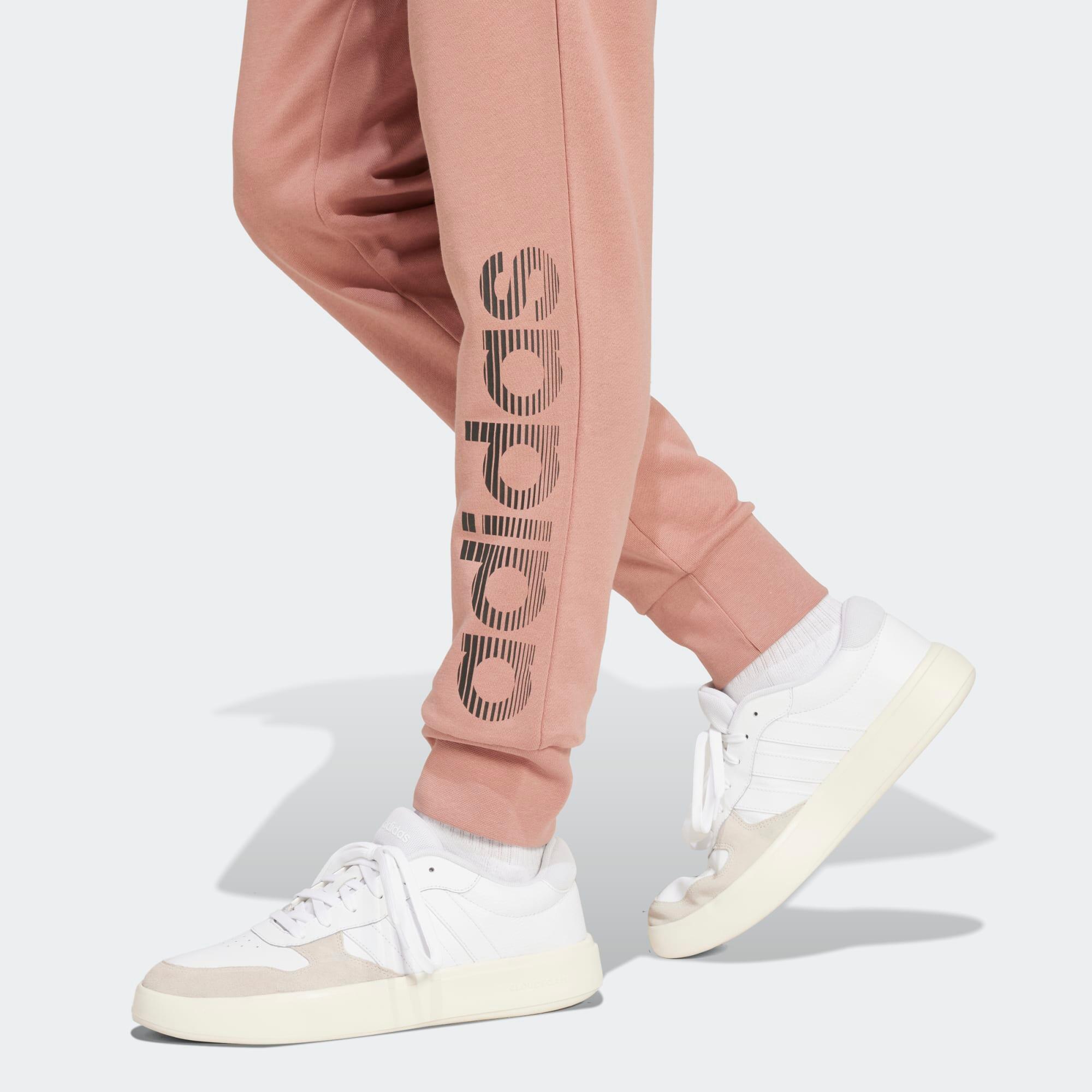 Men's Pantalon de jogging en coton homme, rose ADIDAS | Decathlon