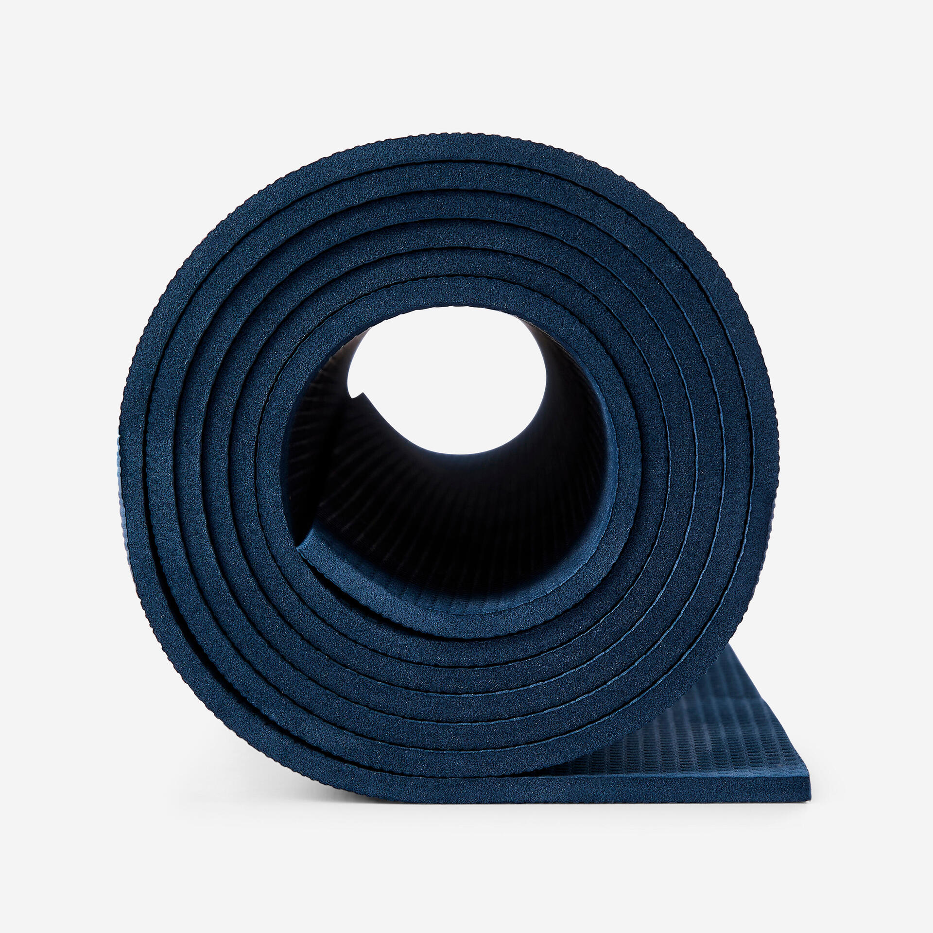 Beginner Yoga Mat 180 cm x 50 cm x 5 mm - Dark Blue