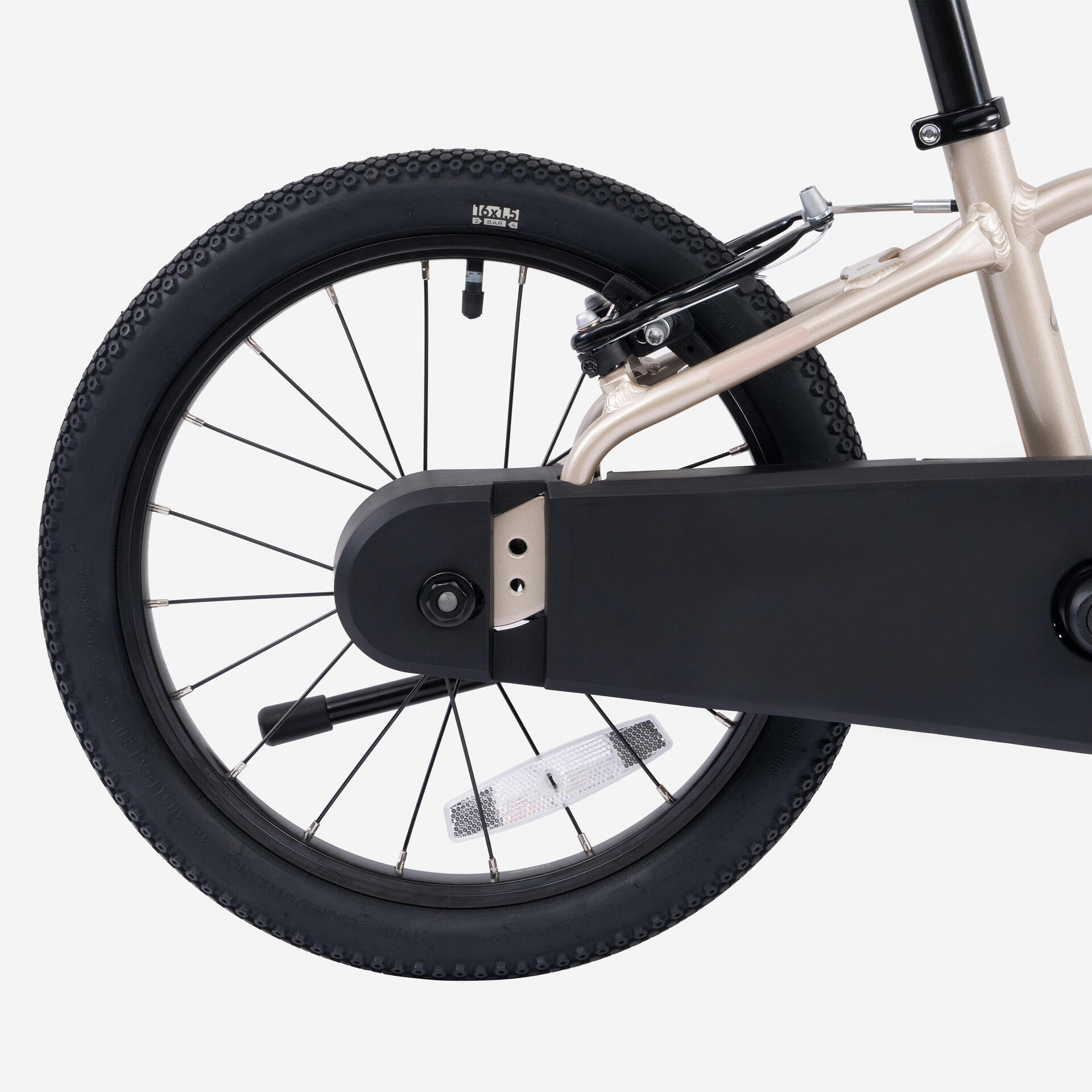 Kids Bike 16 Inch Bike 900 (4 - 6 Years) - Cream Beige