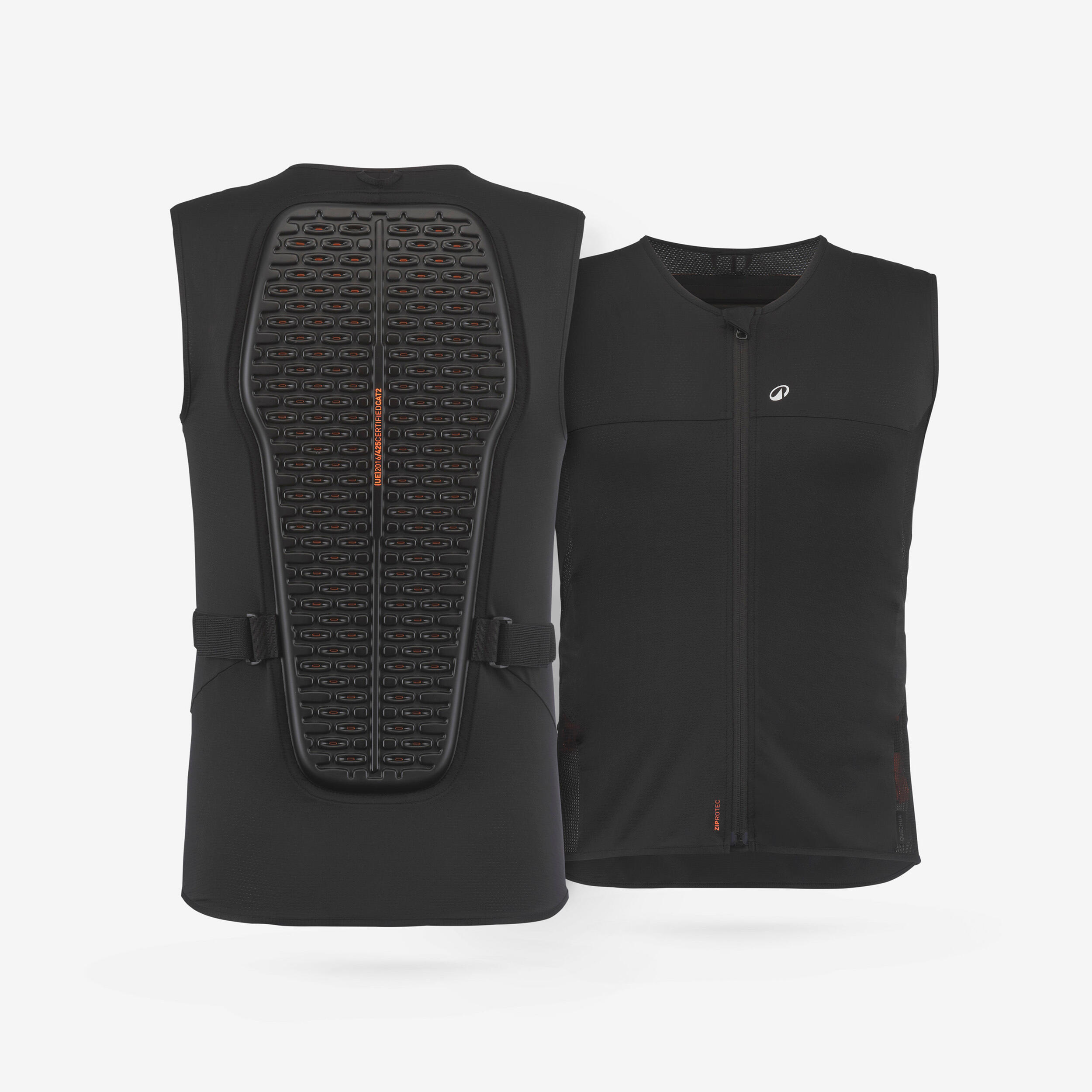 Men's mountain biking, skiing and snowboarding back protector, DBCK 500 ...