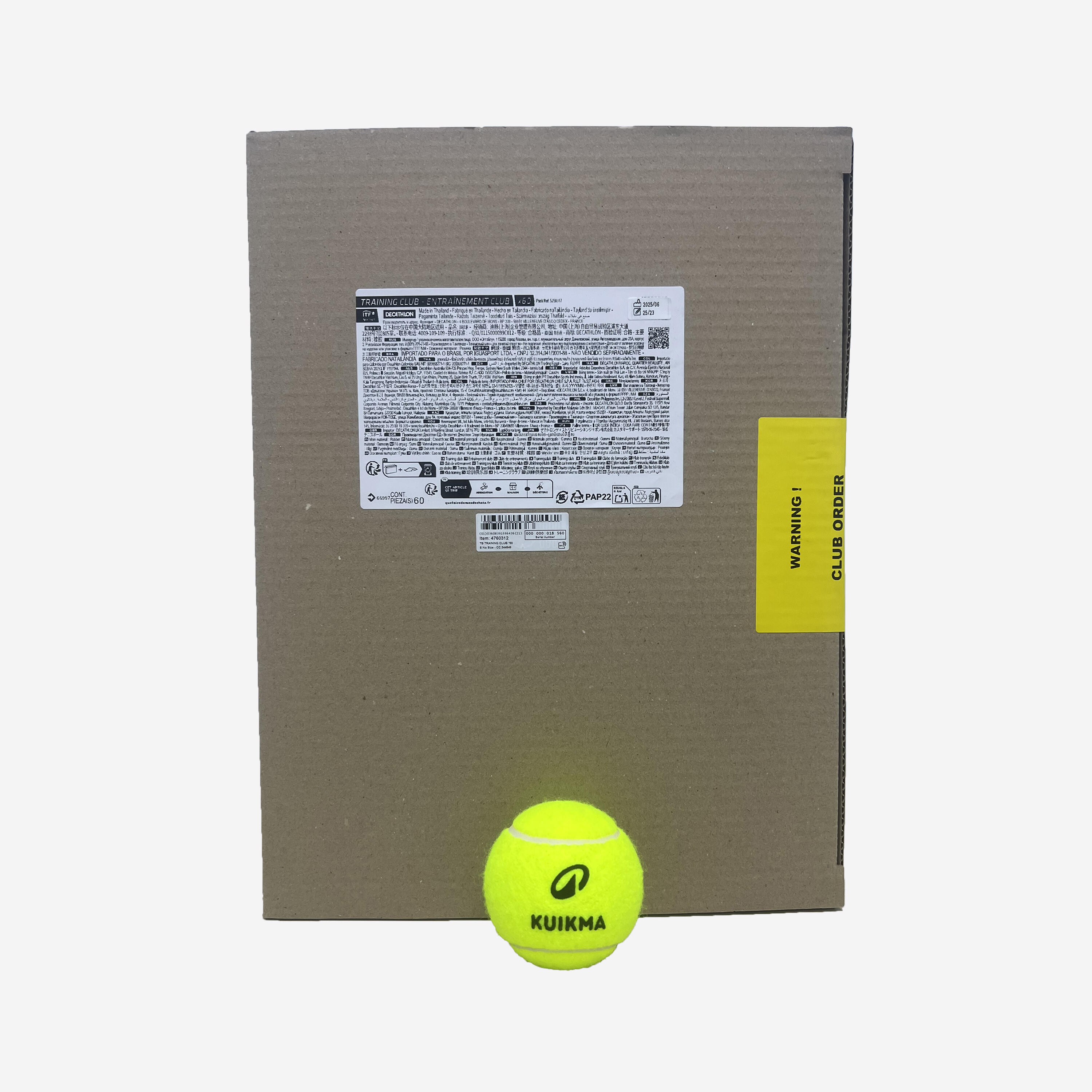 Pressureless tennis balls | Decathlon