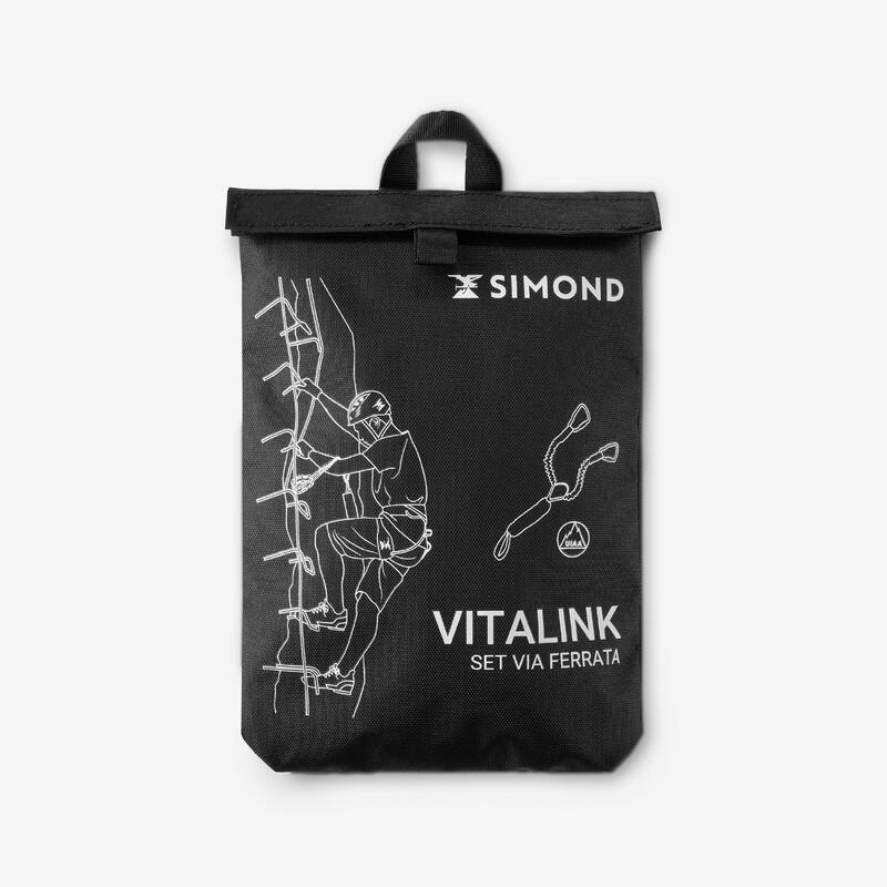 Tlumič pádu na Via Ferrata Vitalink 4.0 dvoubarevný SIMOND - Decathlon