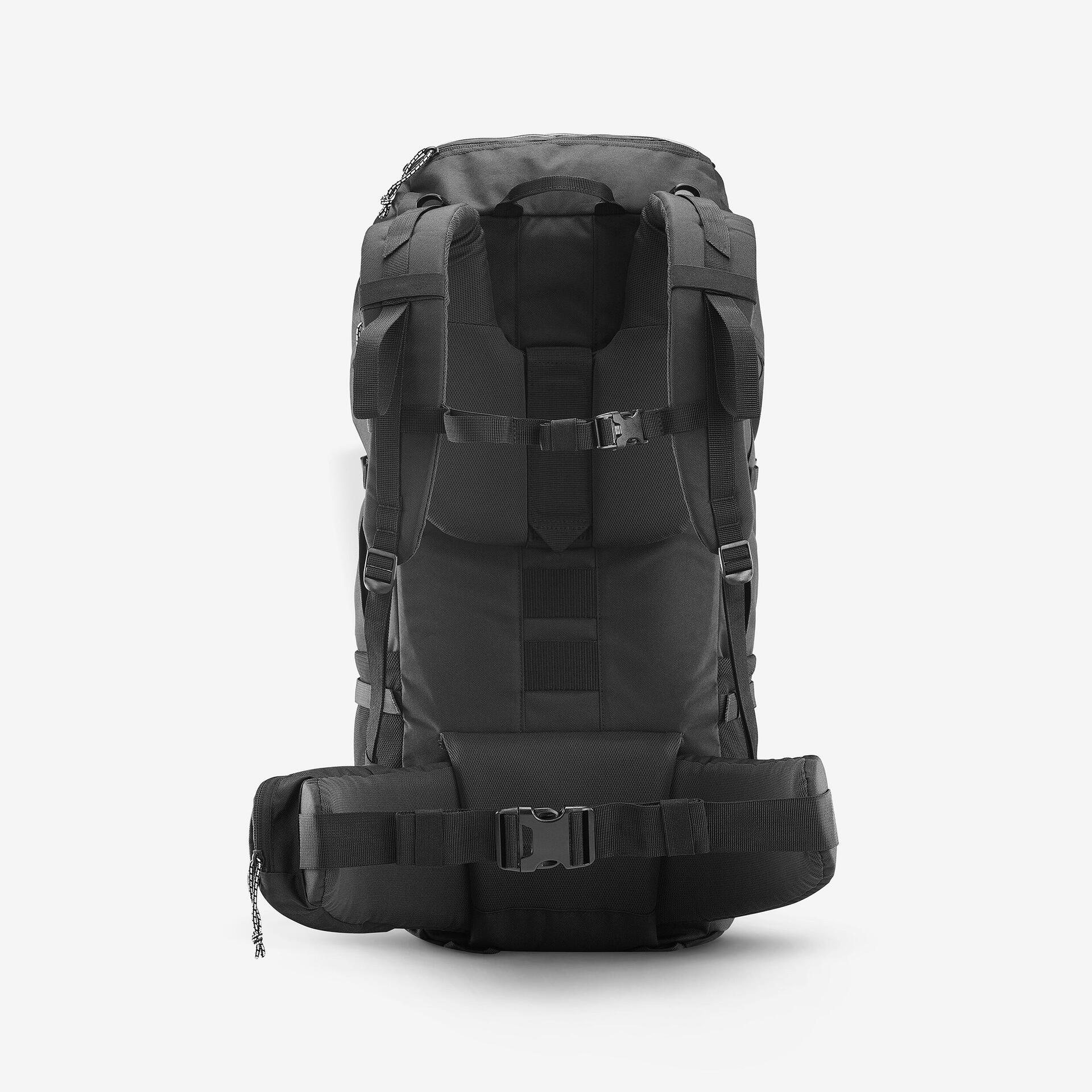50L Hiking Backpack Black - MT100