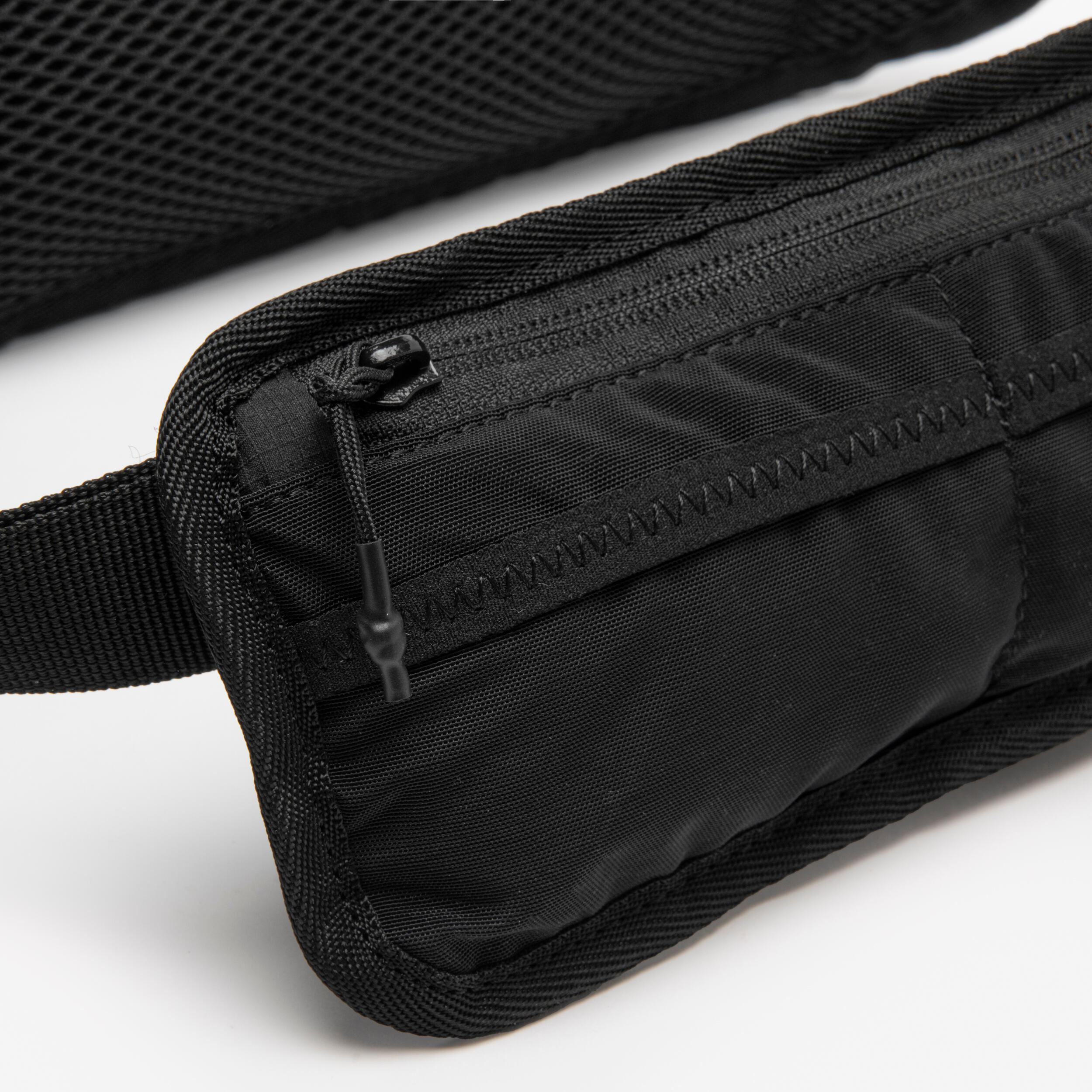 Cinturón de running adulto - kiprun- modulable negro 7 bolsillos KIPRUN | Decathlon