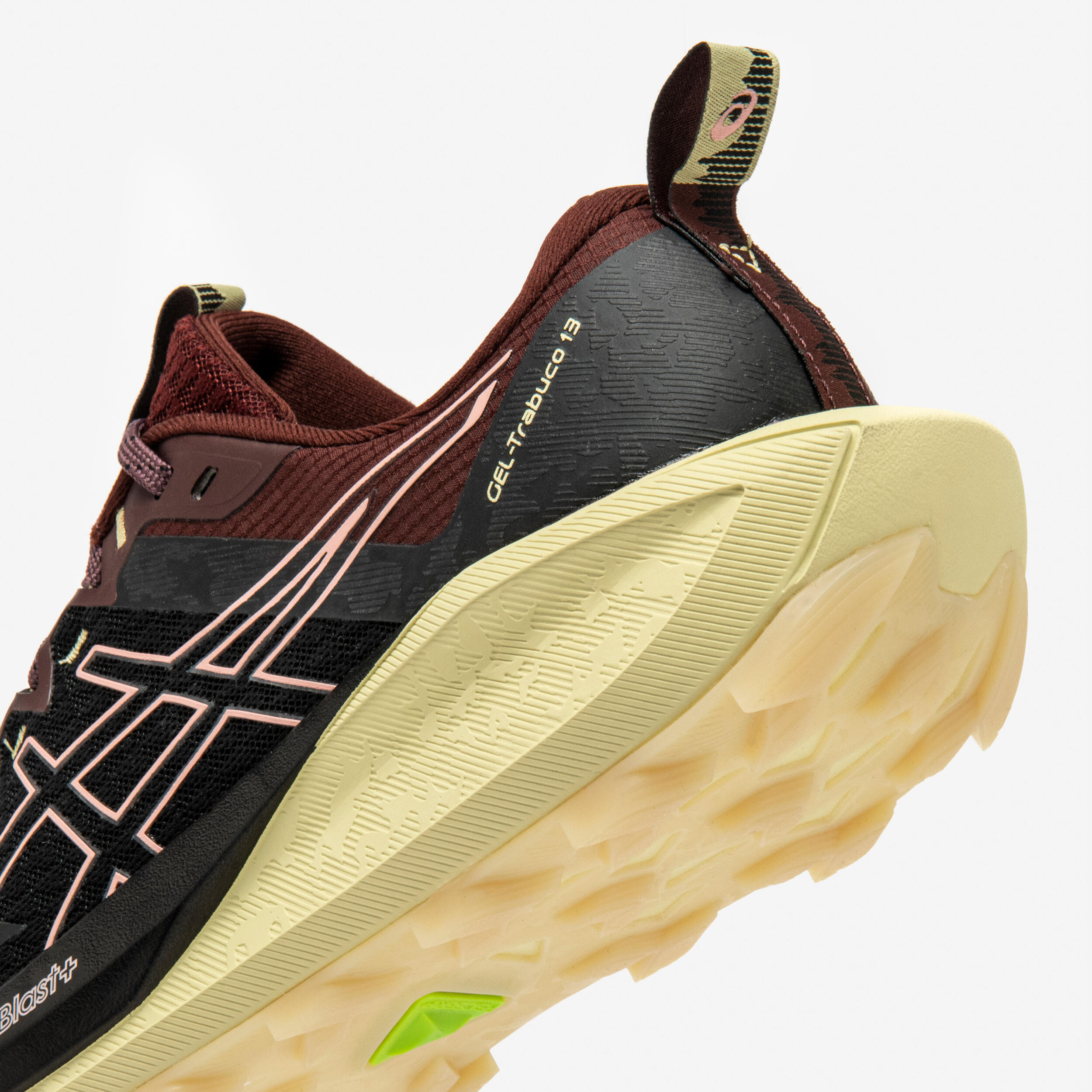 Women's Trail Running Shoes, Asics Gel Trabuco 13, burgundy black ASICS ...