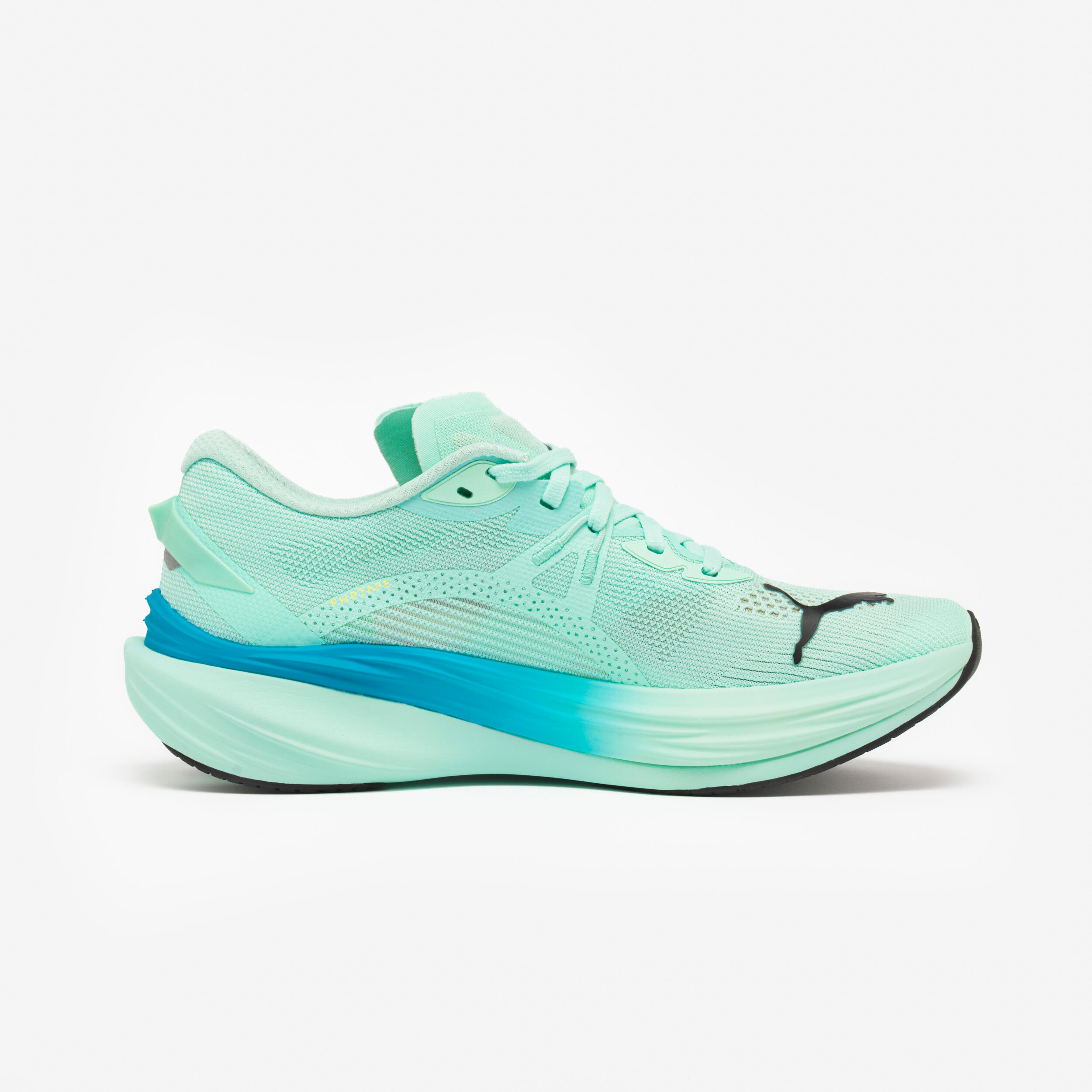 Puma Men's Running Shoes Deviate Nitro 3 - Mint Melt/Speed Blue - Decathlon