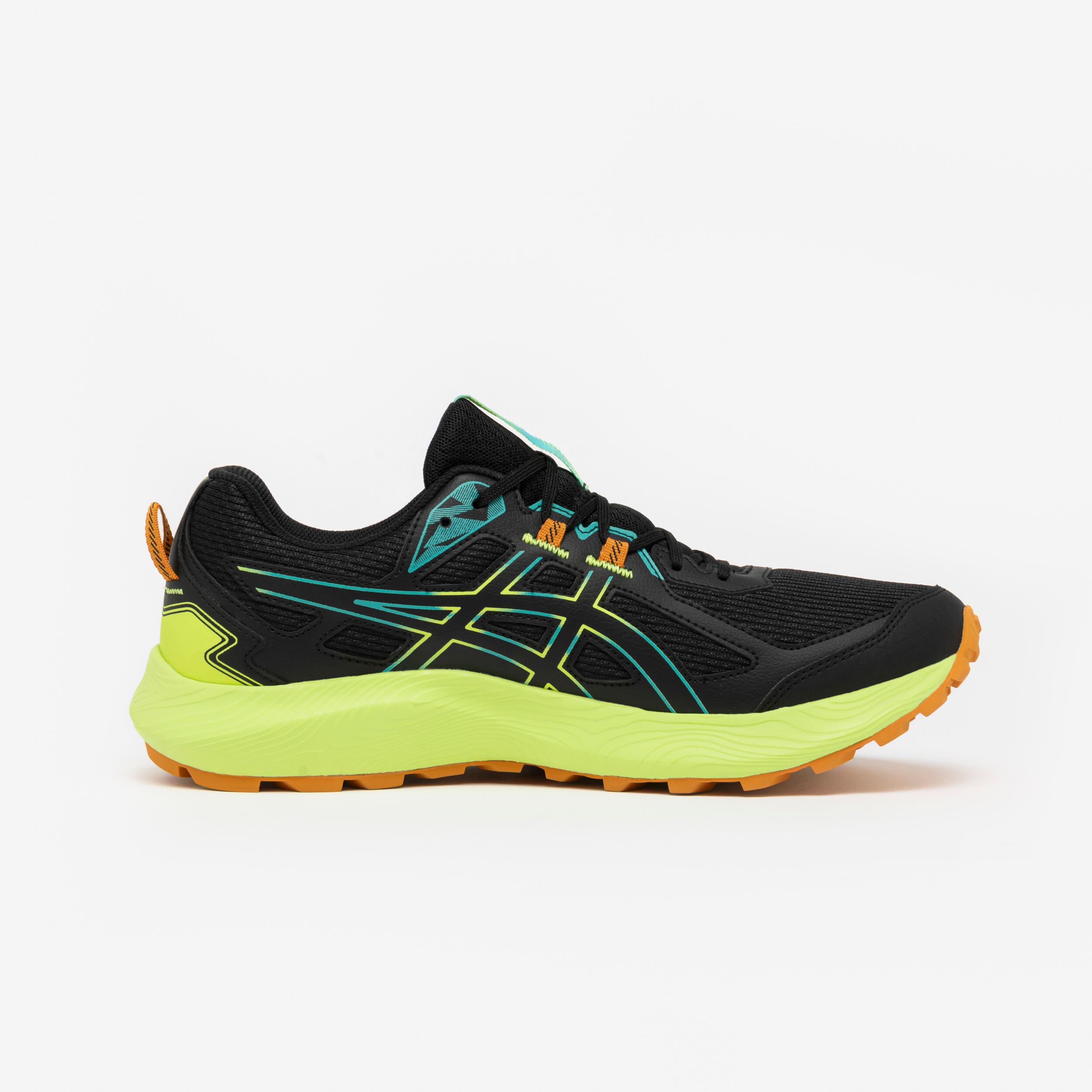 Asics Gel Kanaku 6 Men's Trail Running Shoes - Black/Yellow - Decathlon