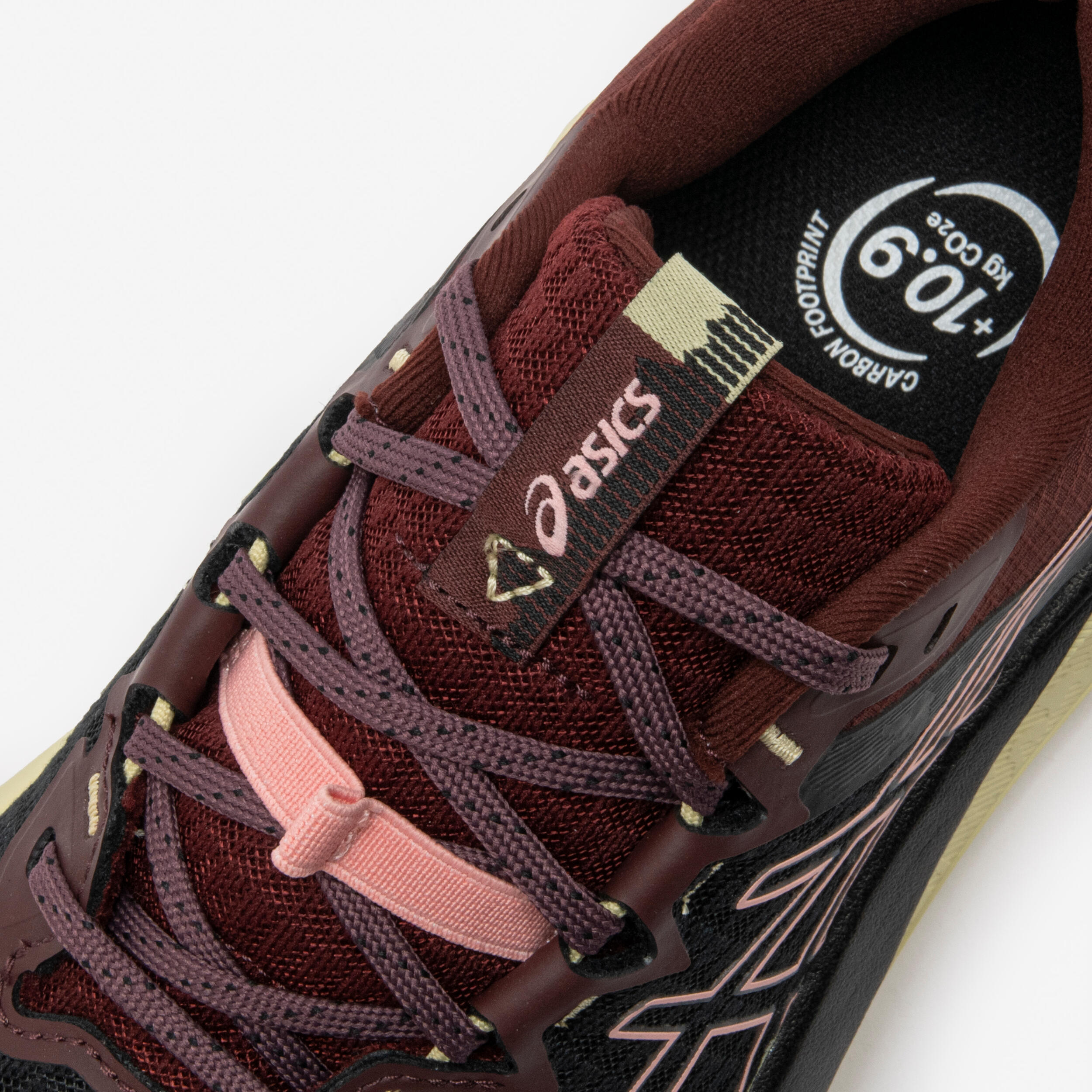 Women's Trail Running Shoes, Asics Gel Trabuco 13, burgundy black ASICS ...