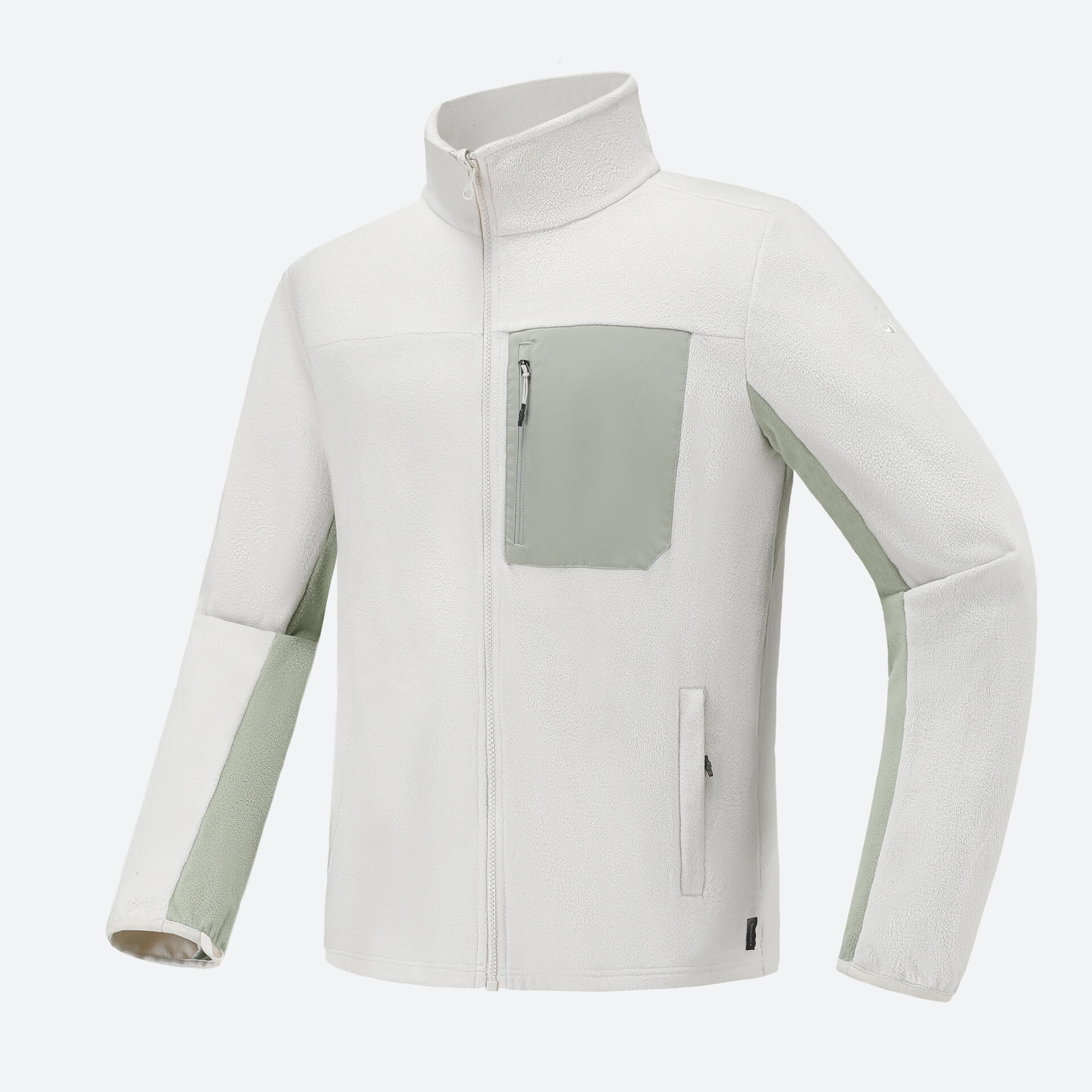 Men's Travel 3 in 1 Winter Jacket Fleece 500 -5°C - Beige