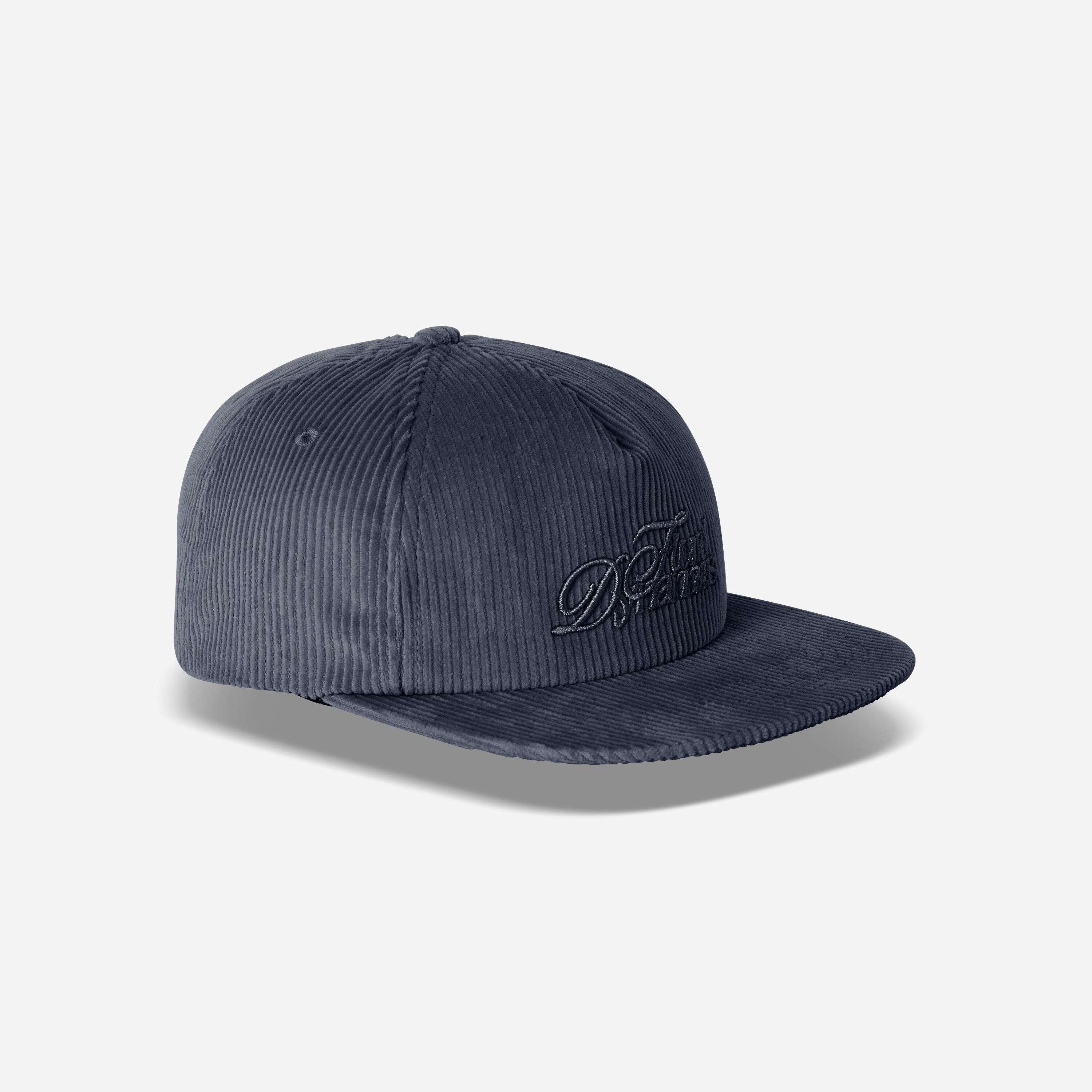 6-Panel, navy blue velvet cap - Decathlon