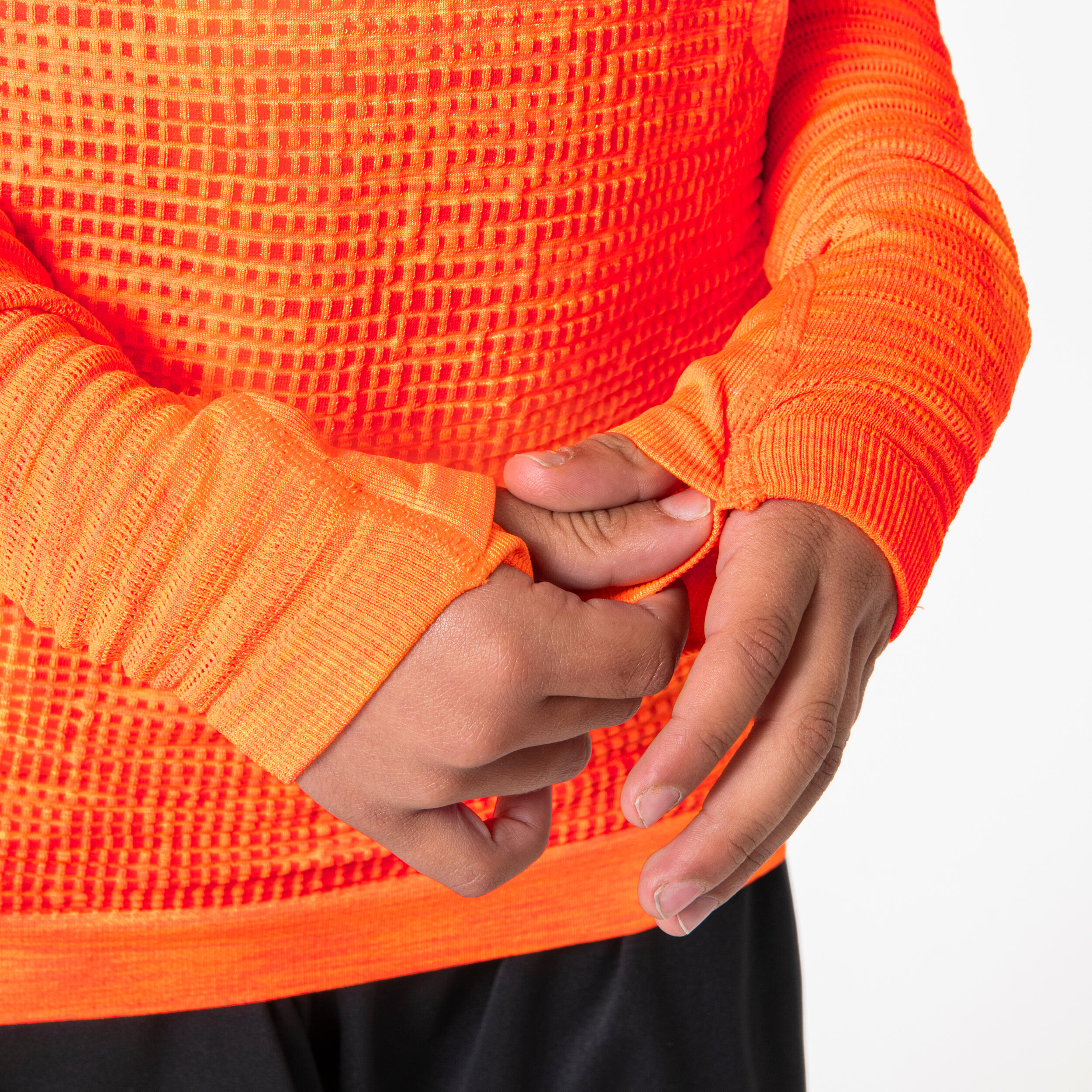 Kids' Football Long-Sleeved Seamless Thermal Base Layer Top Keepdry ...