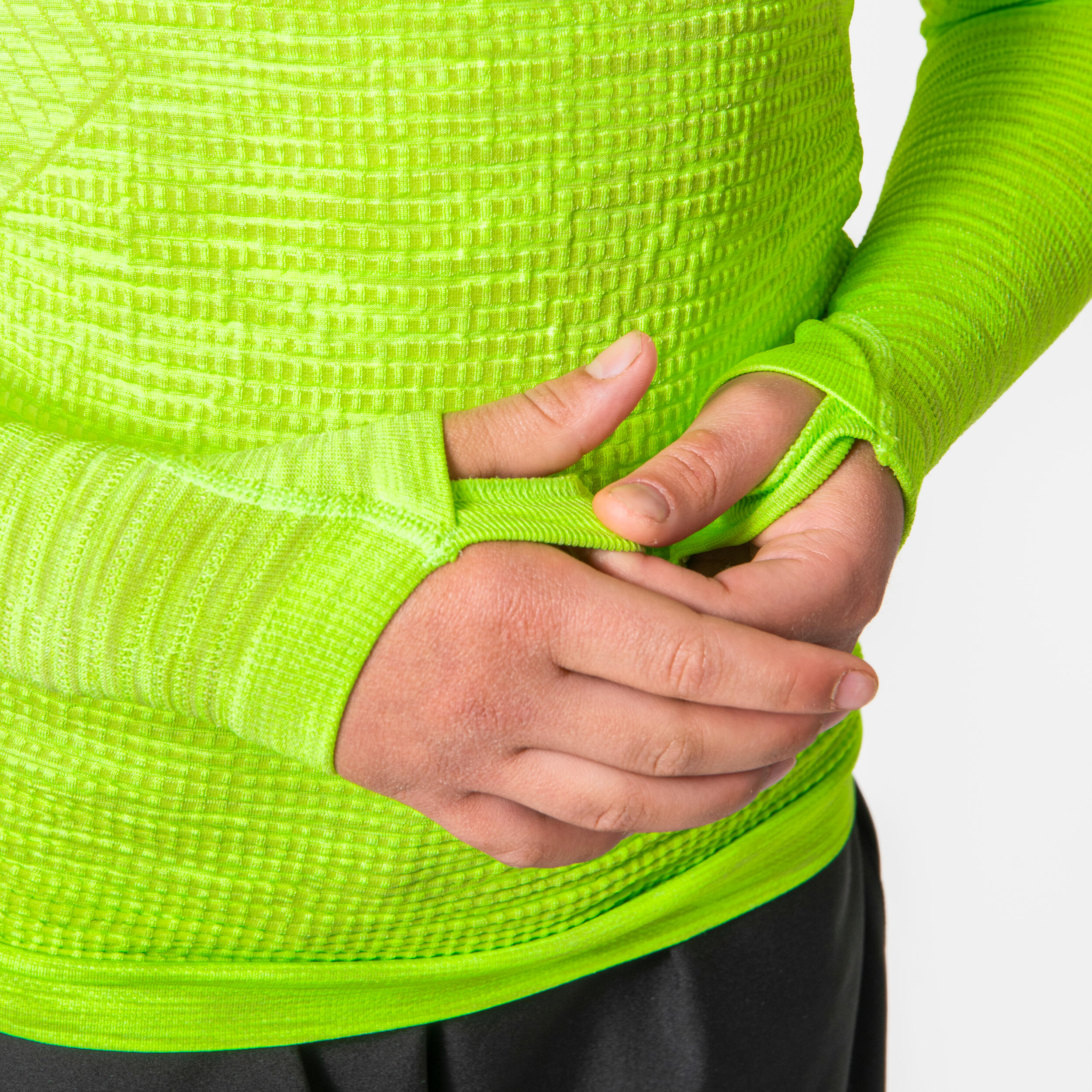 Kids' Long-Sleeved Seamless Thermal Football Base Layer Top Keepdry ...