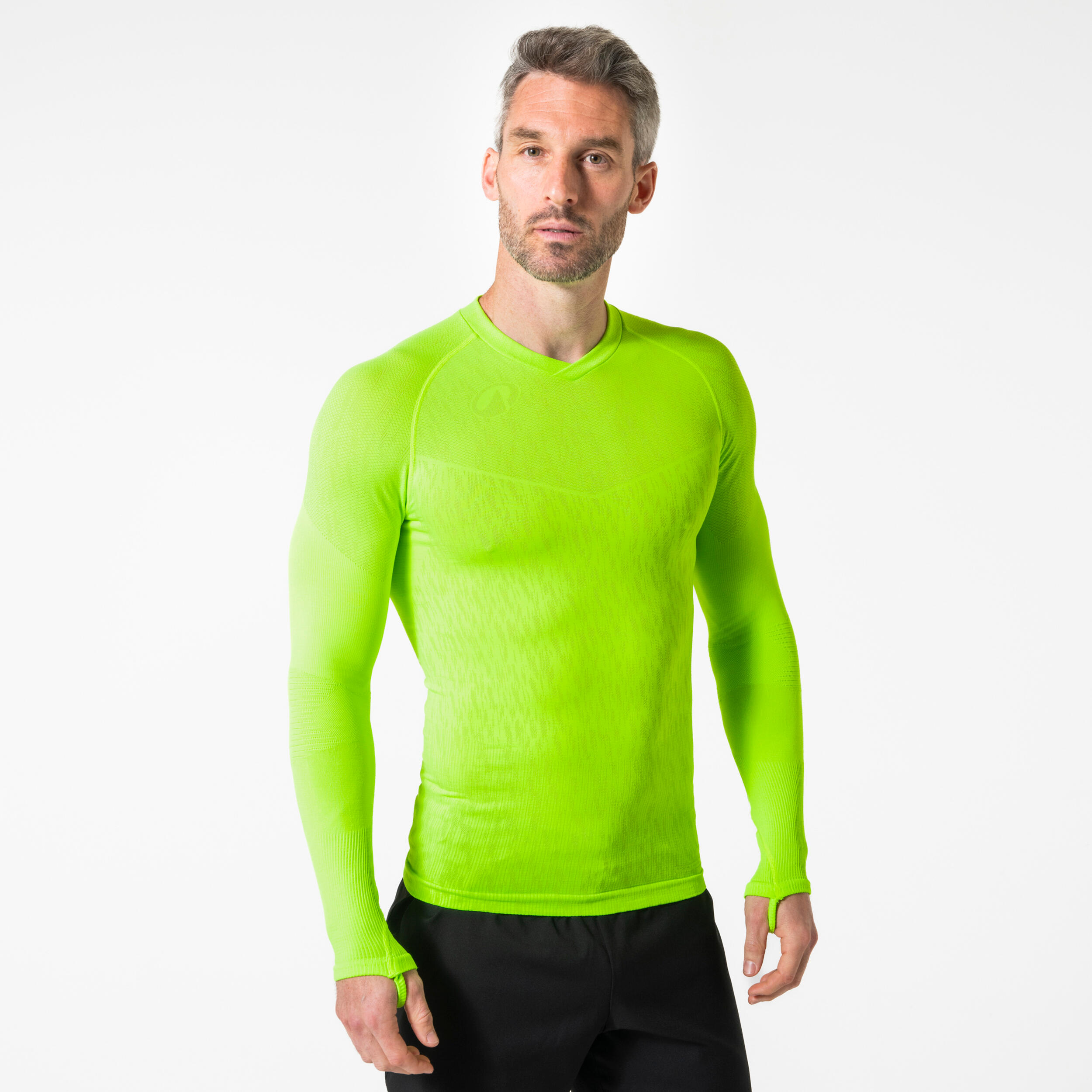Unisex Long-Sleeved Seamless Thermal Football Base Layer Top Keepdry ...