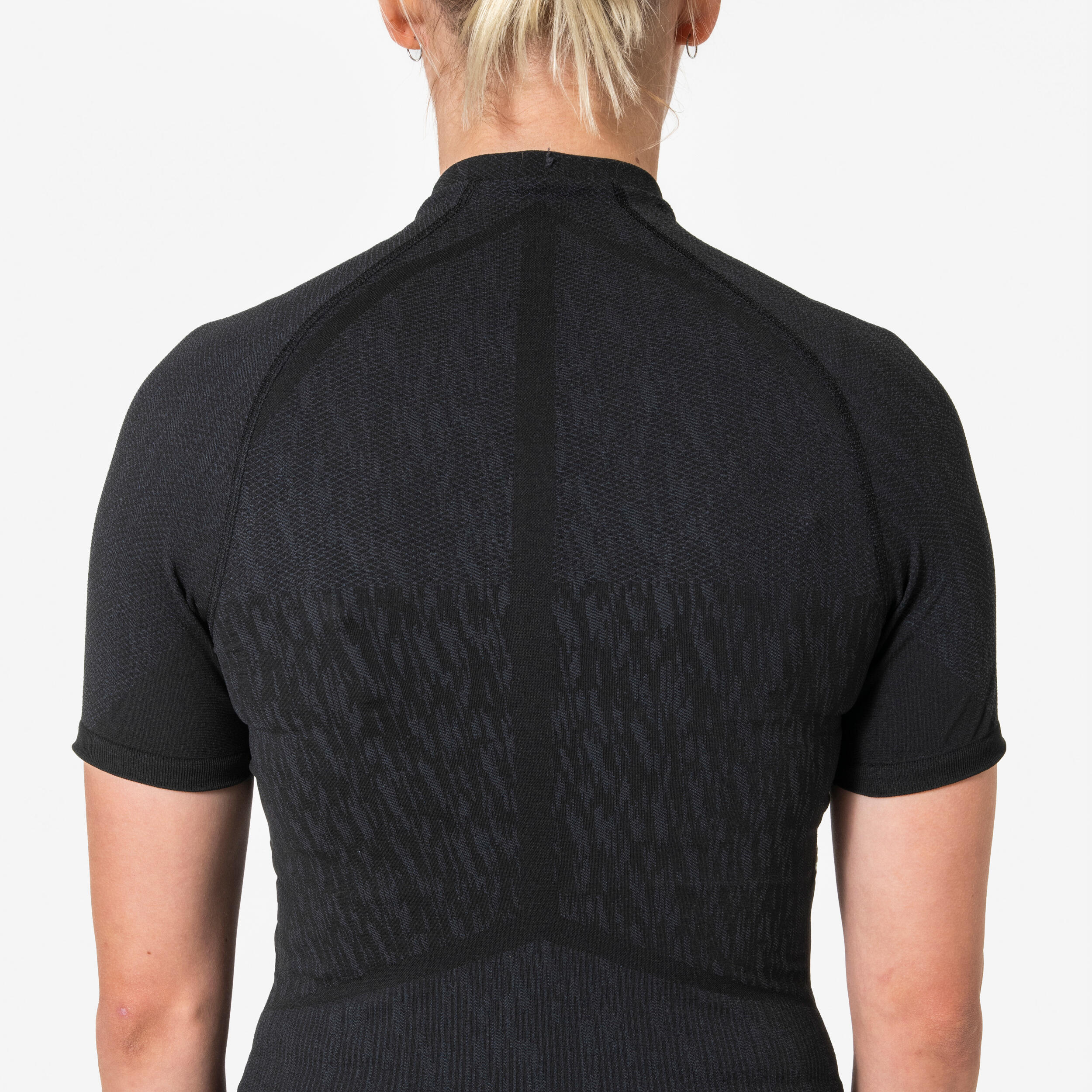 Unisex Short-Sleeved Thermal Football Base Layer Top Keepdry - Black ...