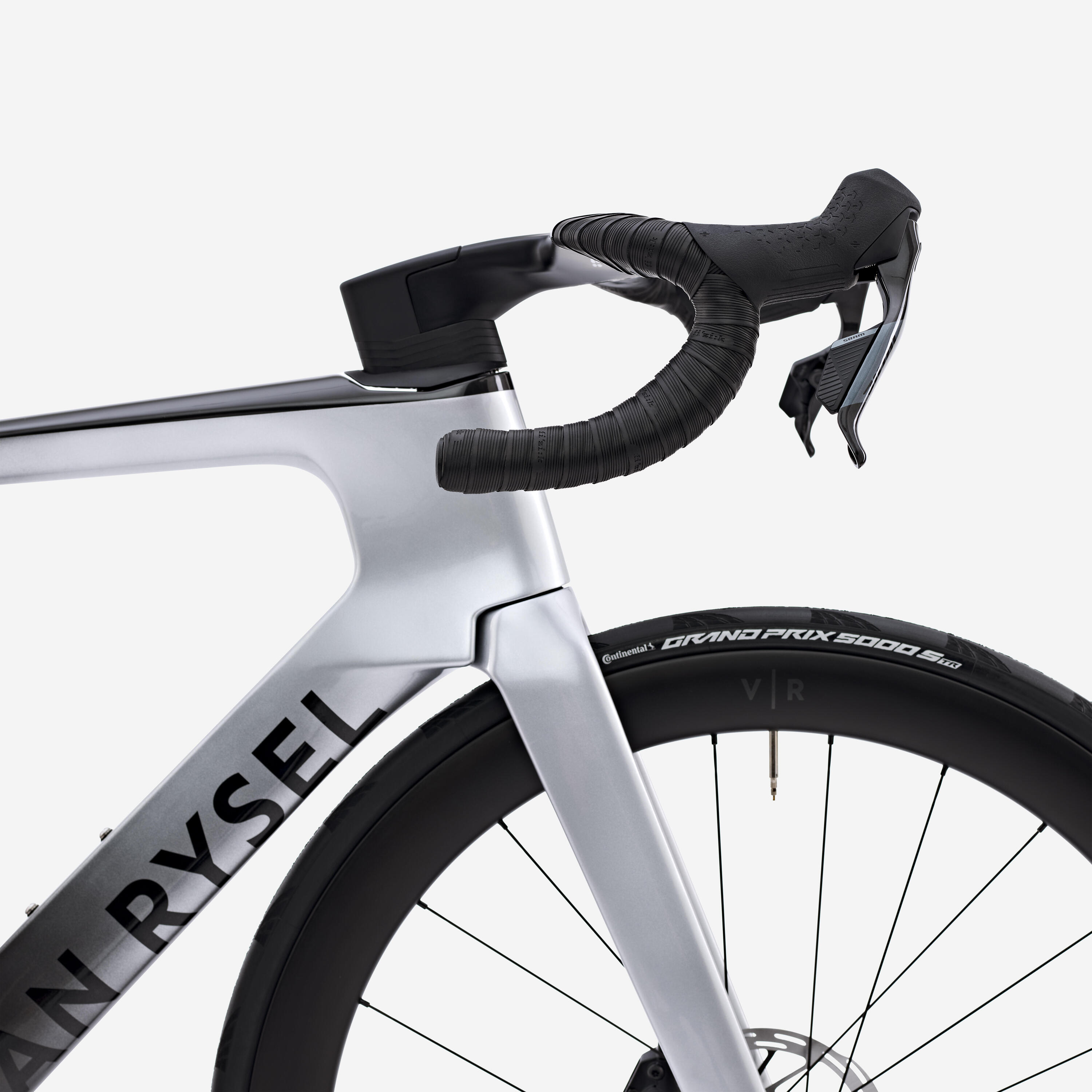 Race Rennrad RCR-F Pro CF SRAM Rival AXS E1 Powermeter grau | Decathlon