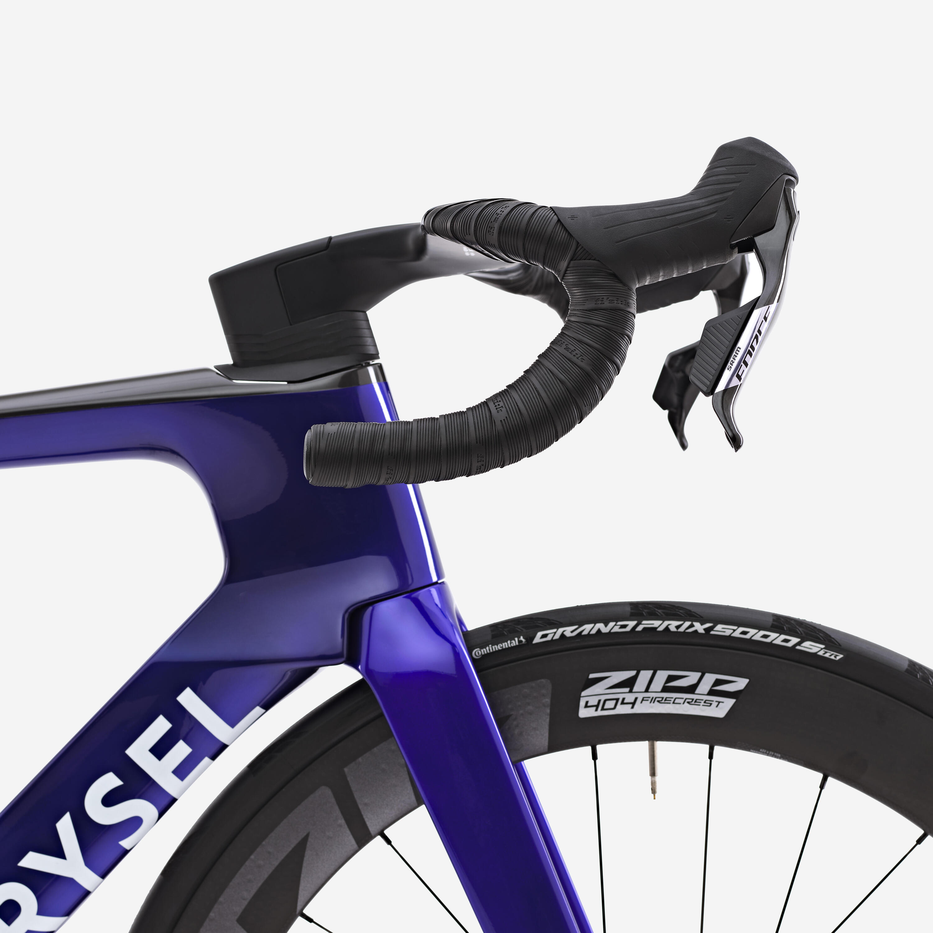 Sram FORCE AXS E1 12v Road Bike with Power Meter, RCR-F Pro Purple VAN RYSEL | Decathlon