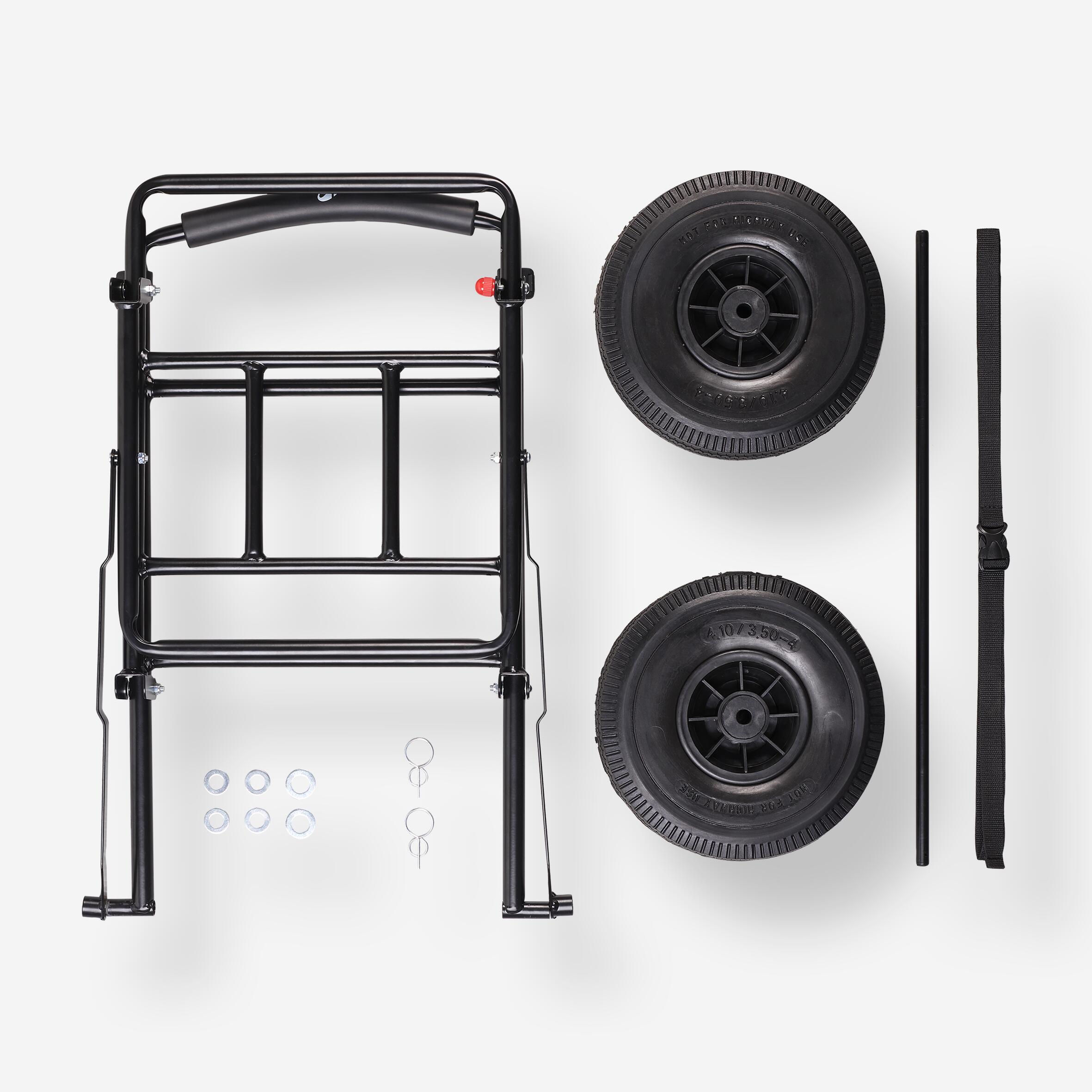 Rybársky vozík Trolley Square Tube na surfcasting - Decathlon
