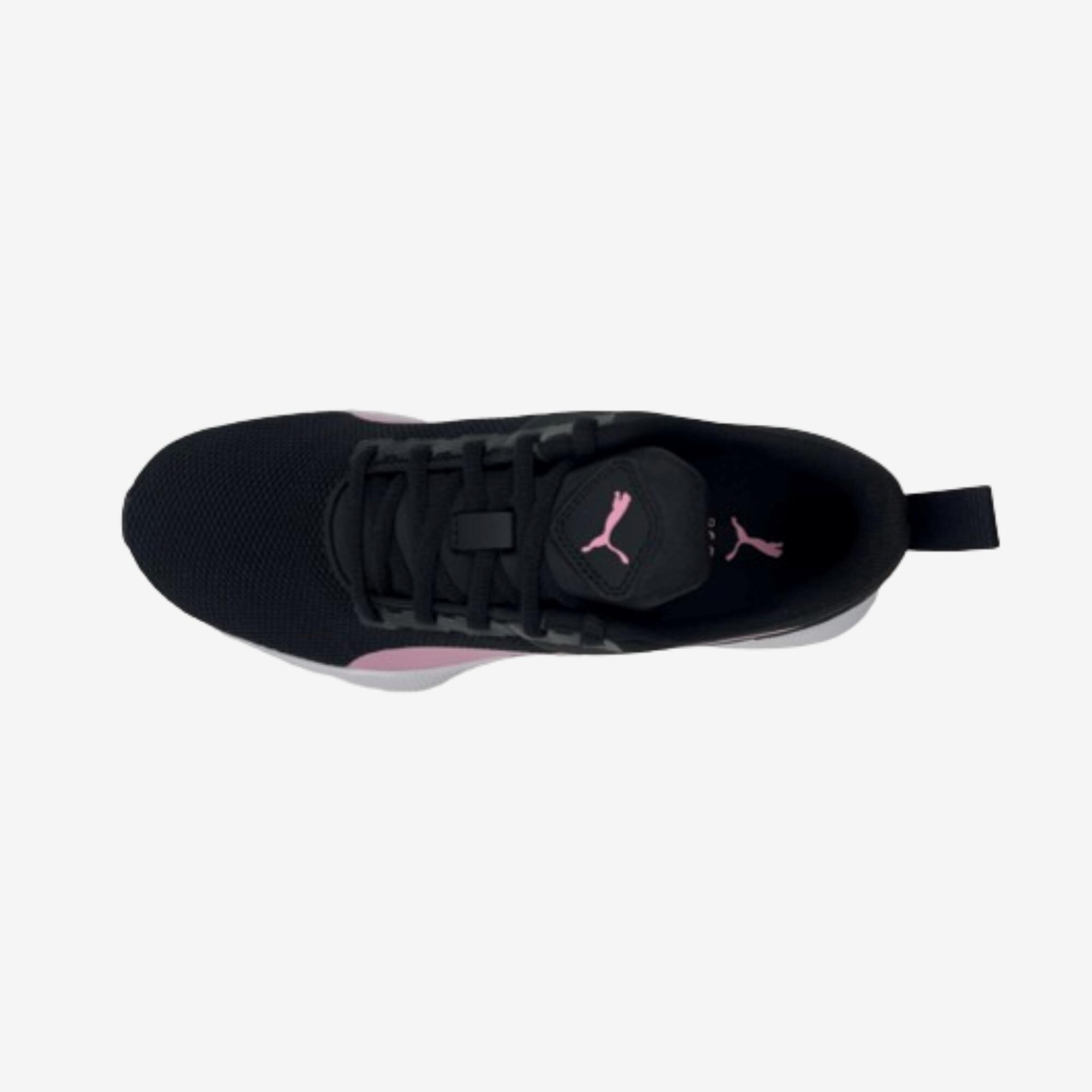 Kids' Shoes Flyer Runner - Black/Pink PUMA | Decathlon