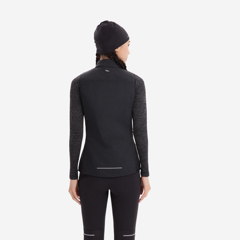 Bonnet running chaud adulte - kiprun warm+ V2 Bleu vert graph KIPRUN ...