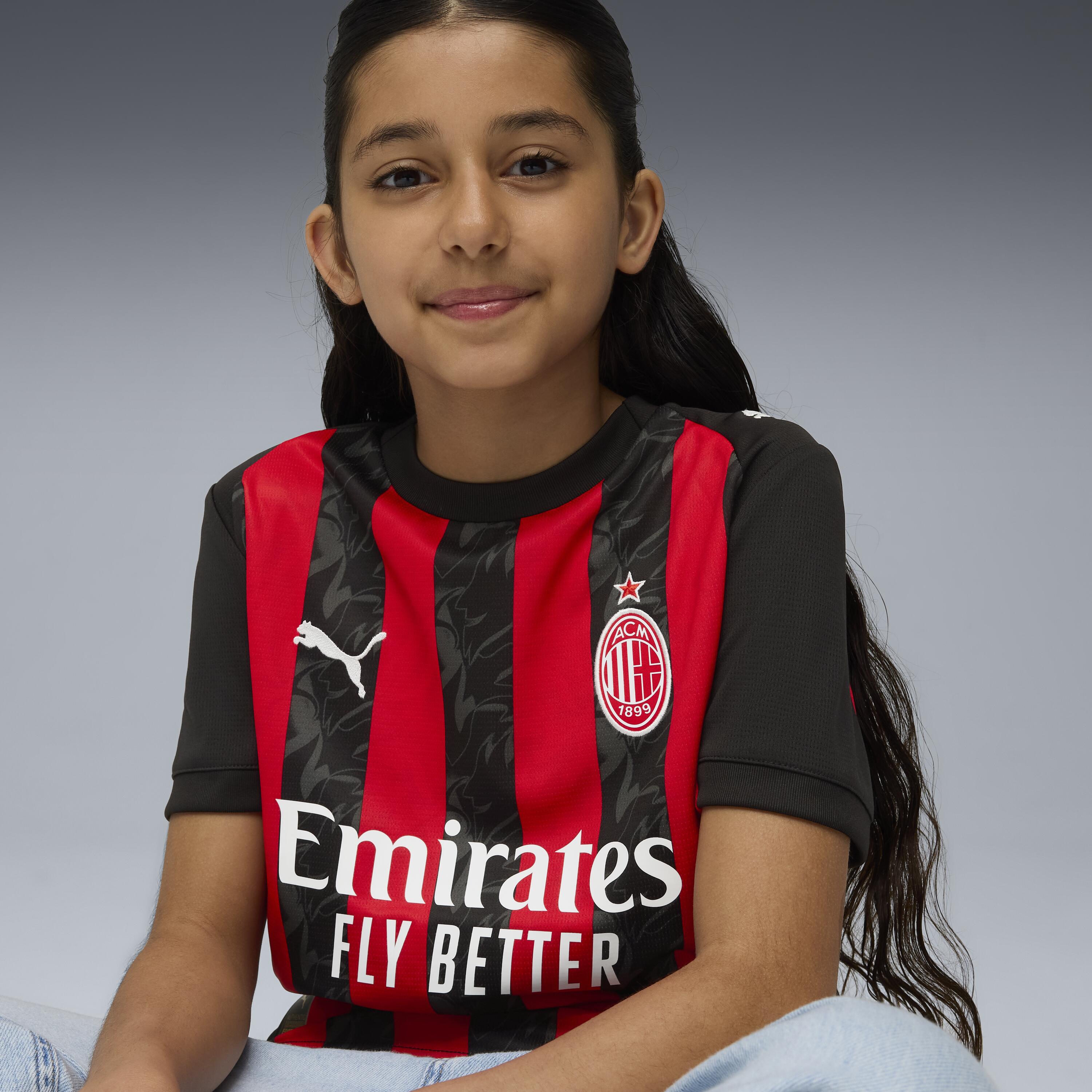 Kids' AC Milan 25/26 Home Shirt - Decathlon