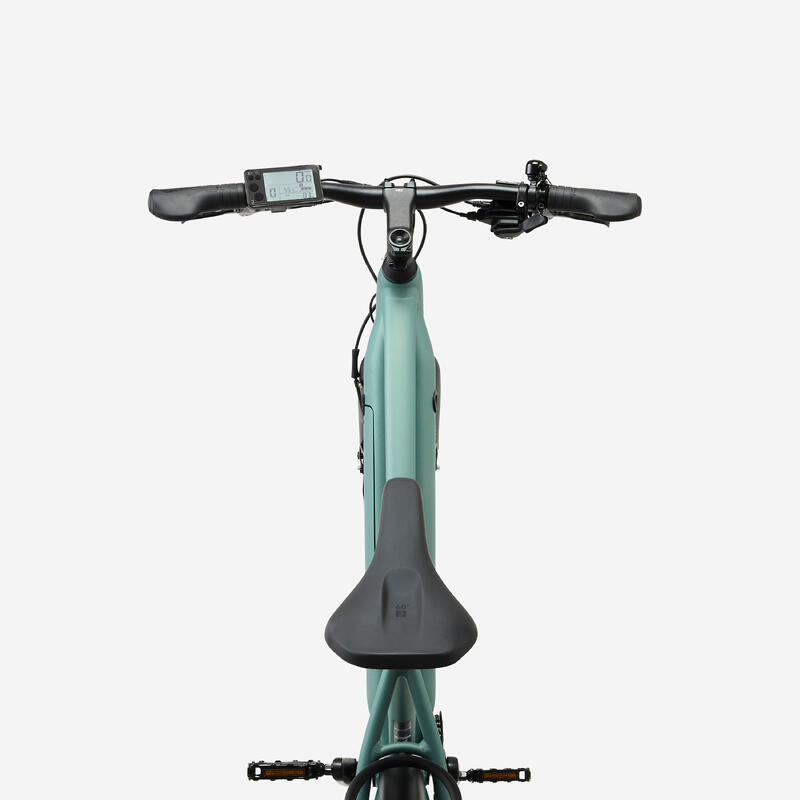 E-Bike City Trekking 28 Zoll LD500E LF Damen grün | ELOPS | Decathlon.ch