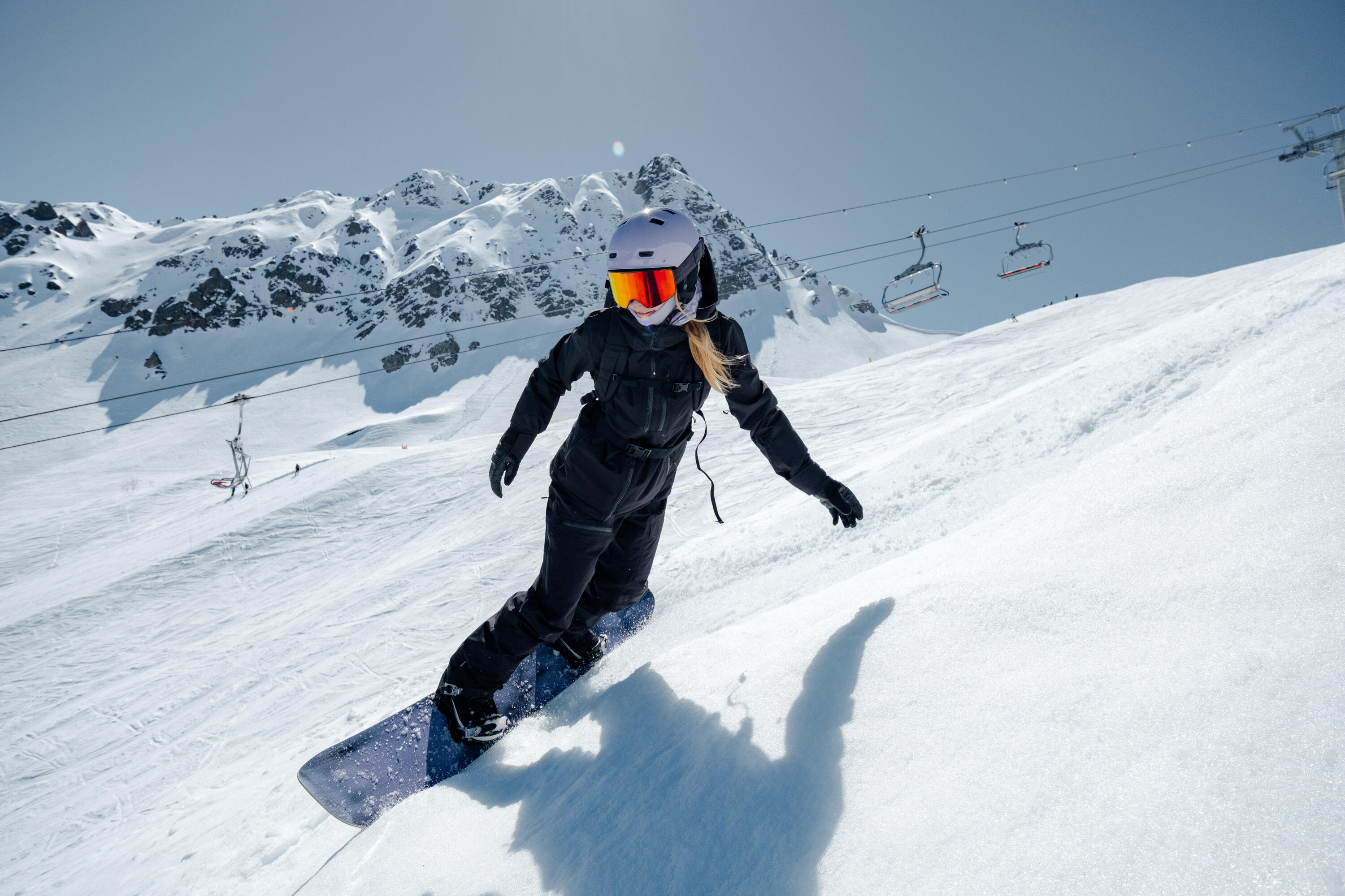 Women's 500 AM waterproof and breathable ski and snowboard trousers ...