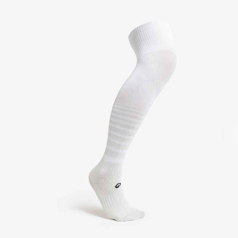 Medias de fútbol para adulto Kipsta F500 blanco - Decathlon