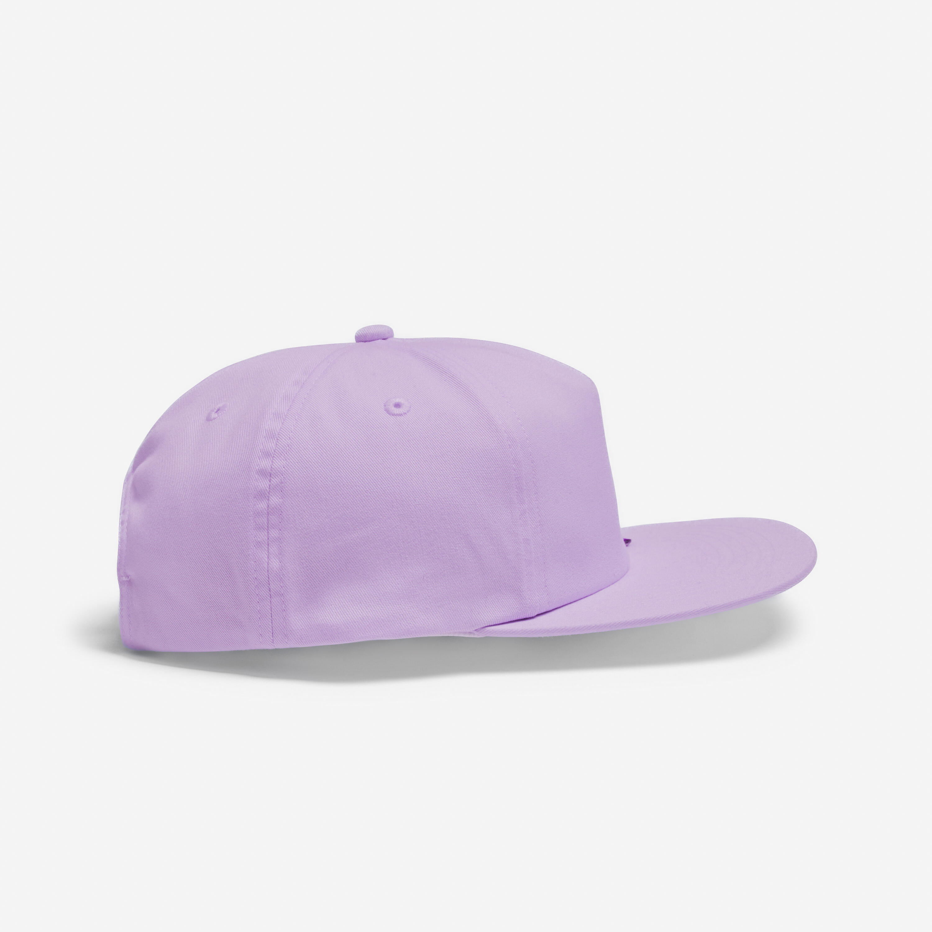 6 panel cap with flat visor, purple DECATHLON | Decathlon
