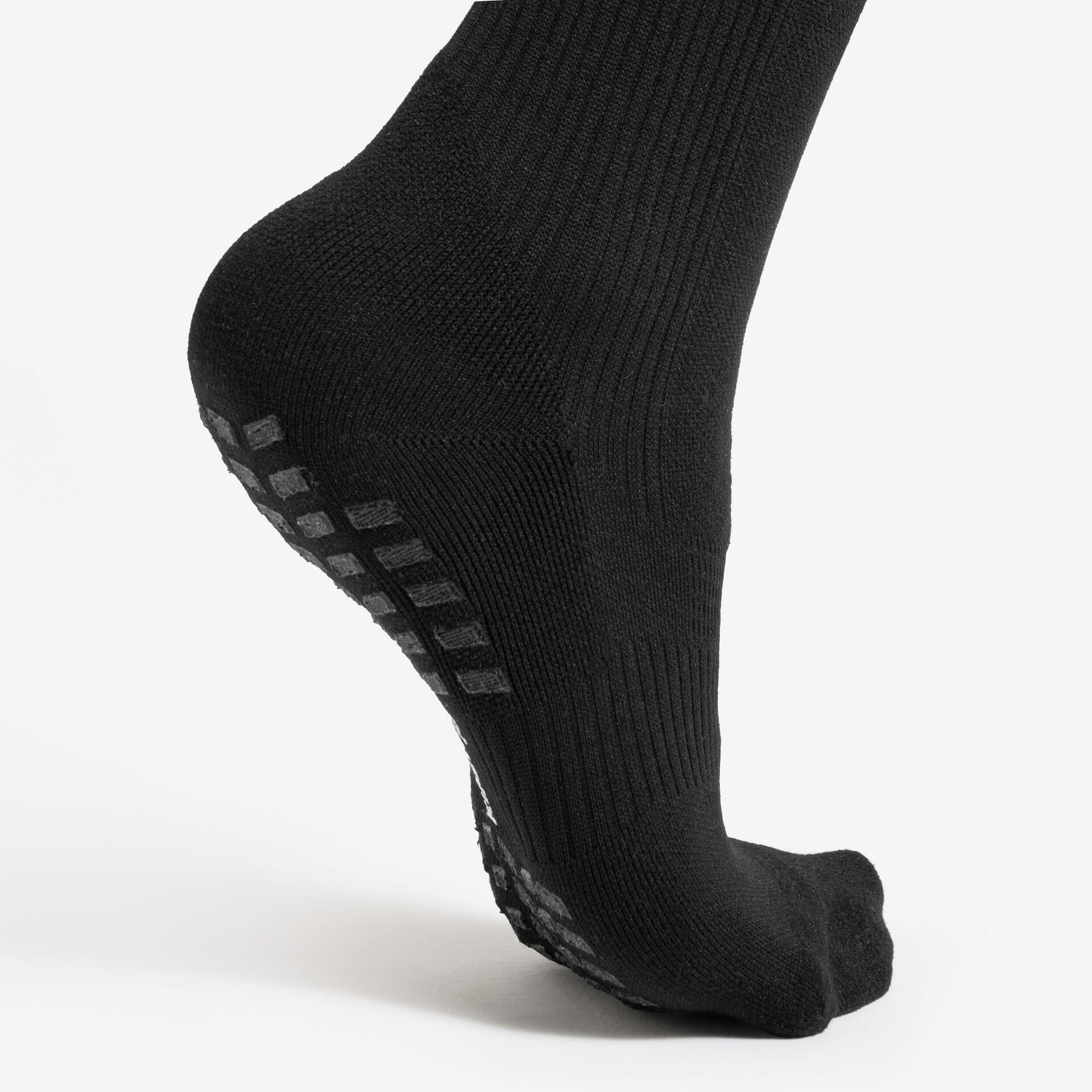 Adult High and Grippy Football Socks Viralto II - Black
