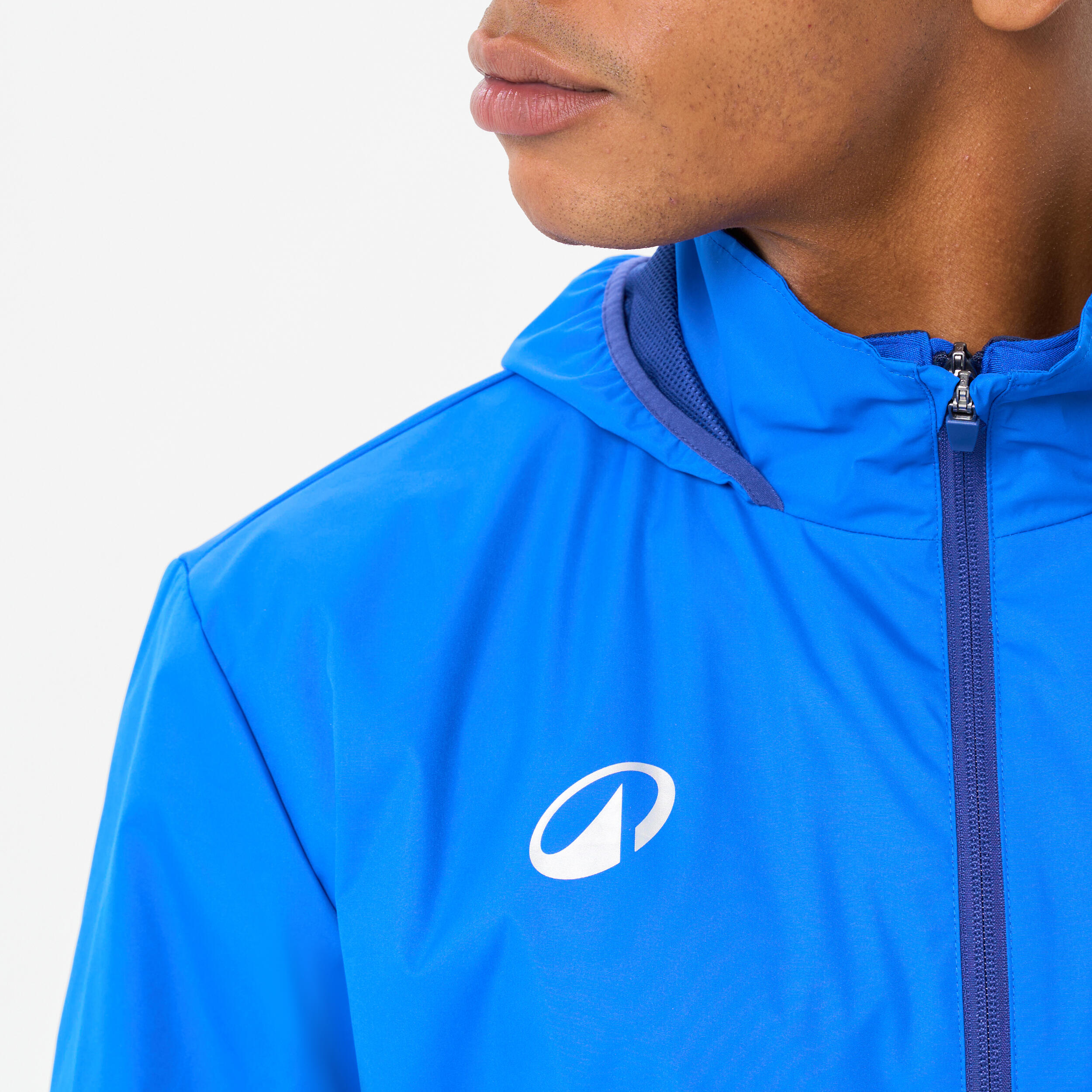 Rainproof Football Jacket Viralto Club - Blue - Decathlon