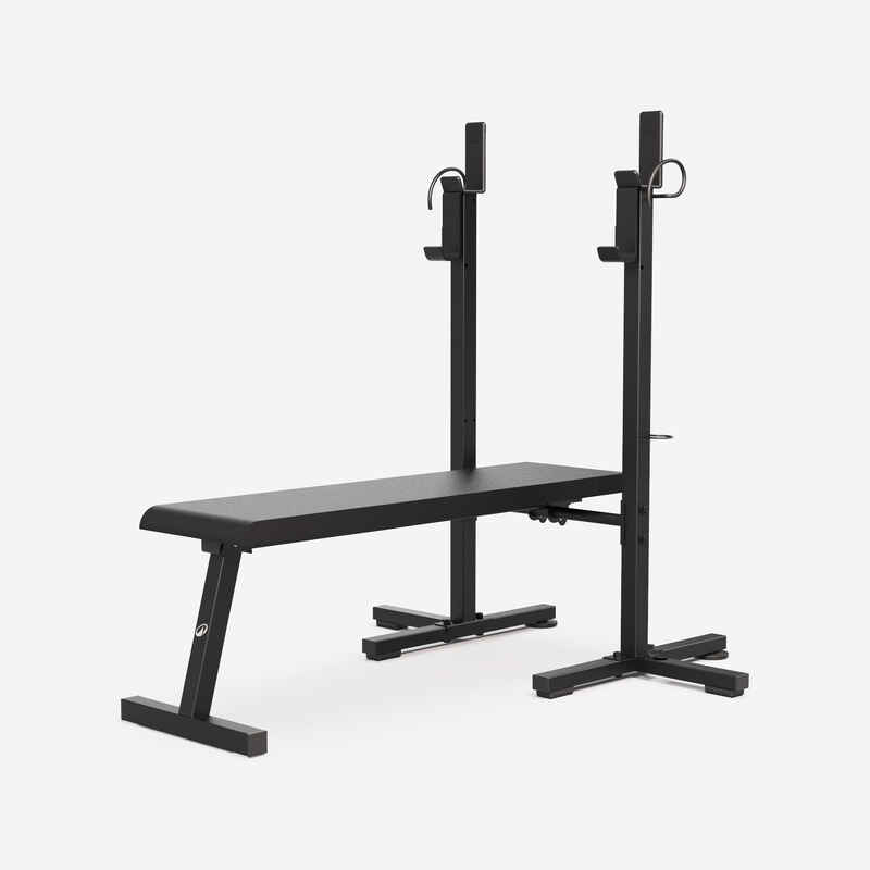 Folding Bench Press Weights Bench 80 kg - Decathlon