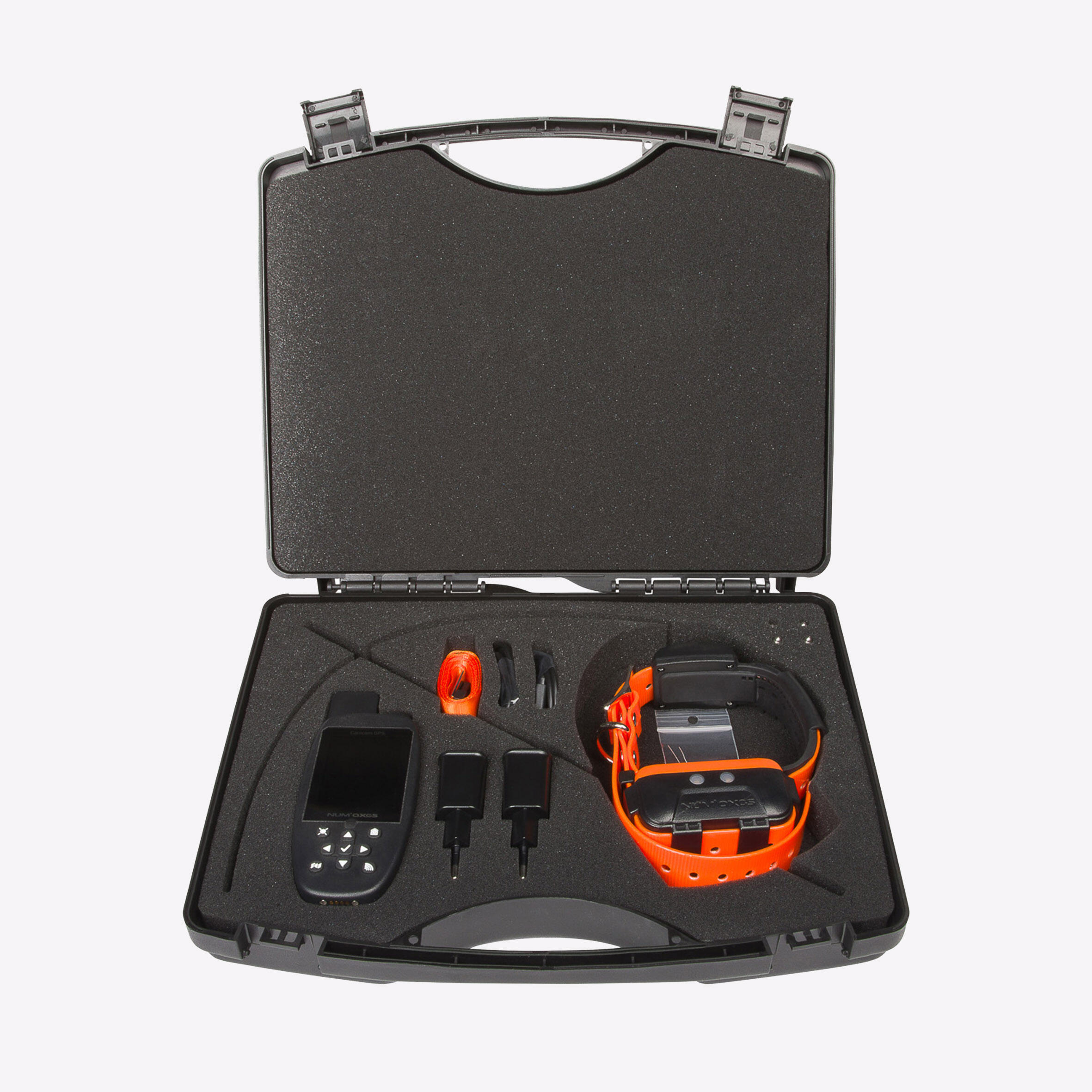 Pack collar + remote control tracking and training dogs Canicom GPS 2 ...